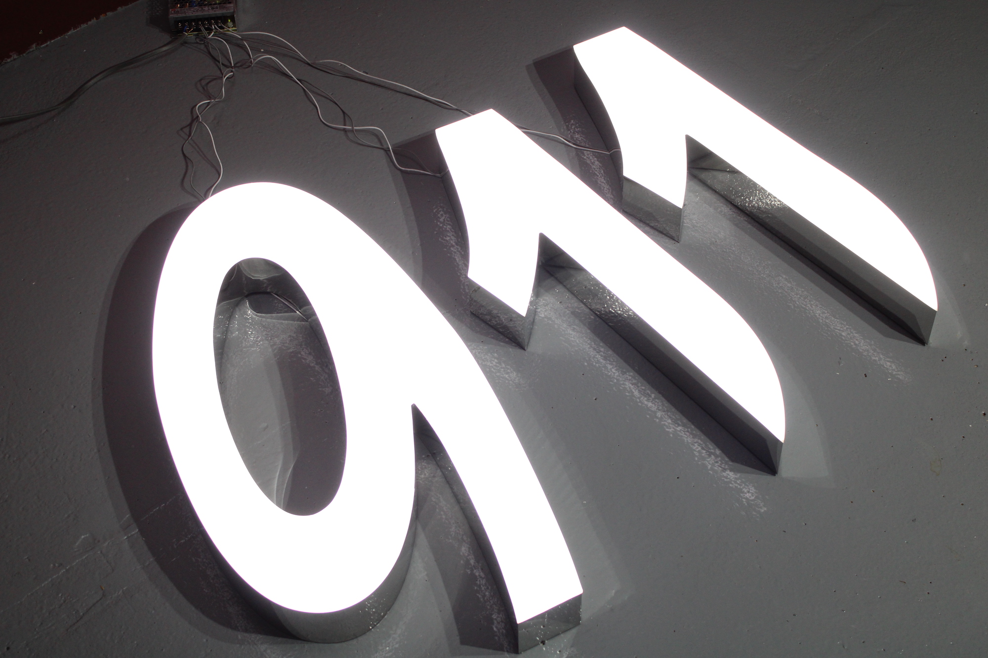 PORSCHE 911 ILLUMINATED SIGN