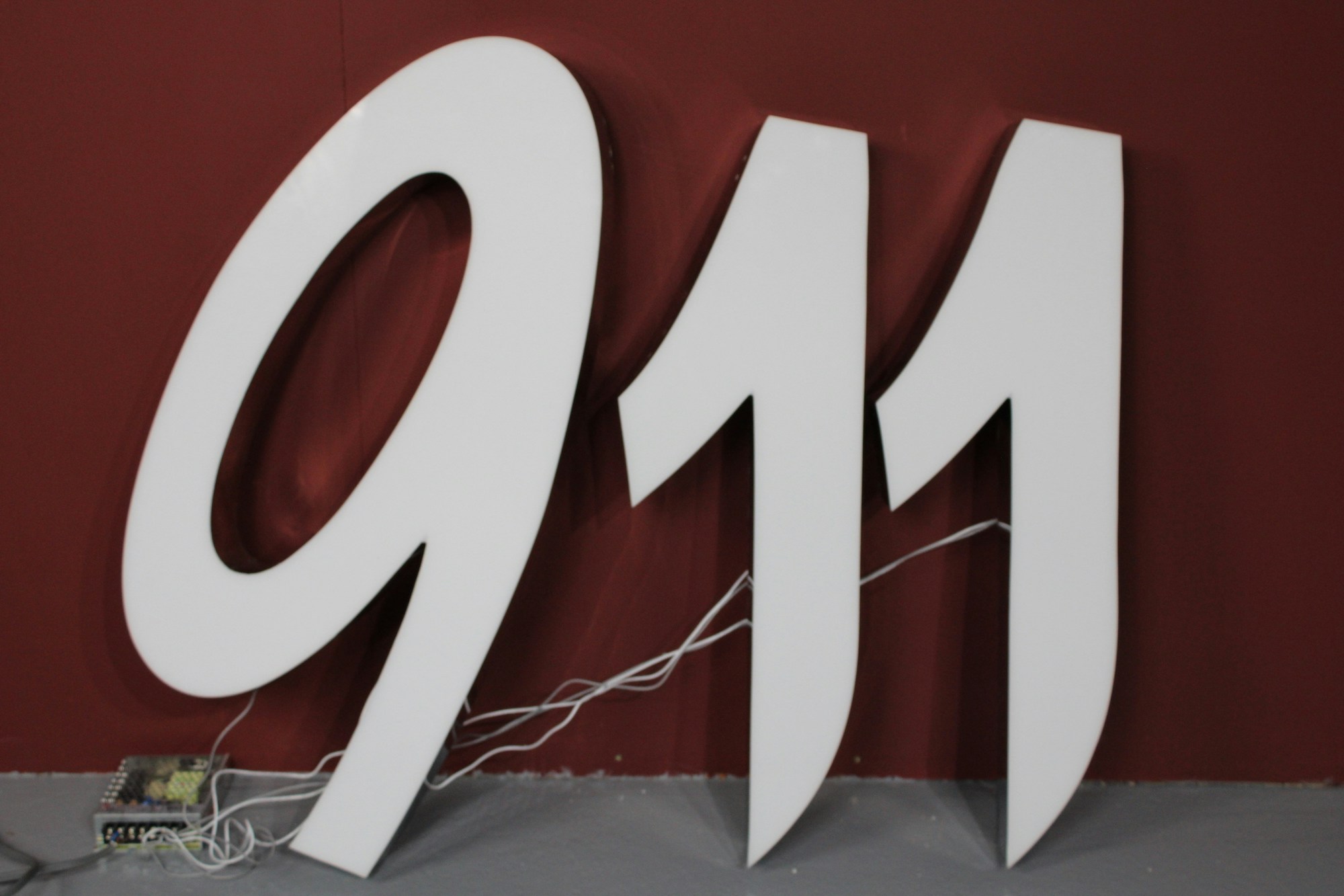 PORSCHE 911 ILLUMINATED SIGN