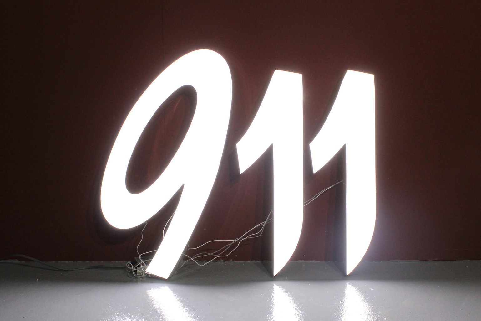 PORSCHE 911 ILLUMINATED SIGN