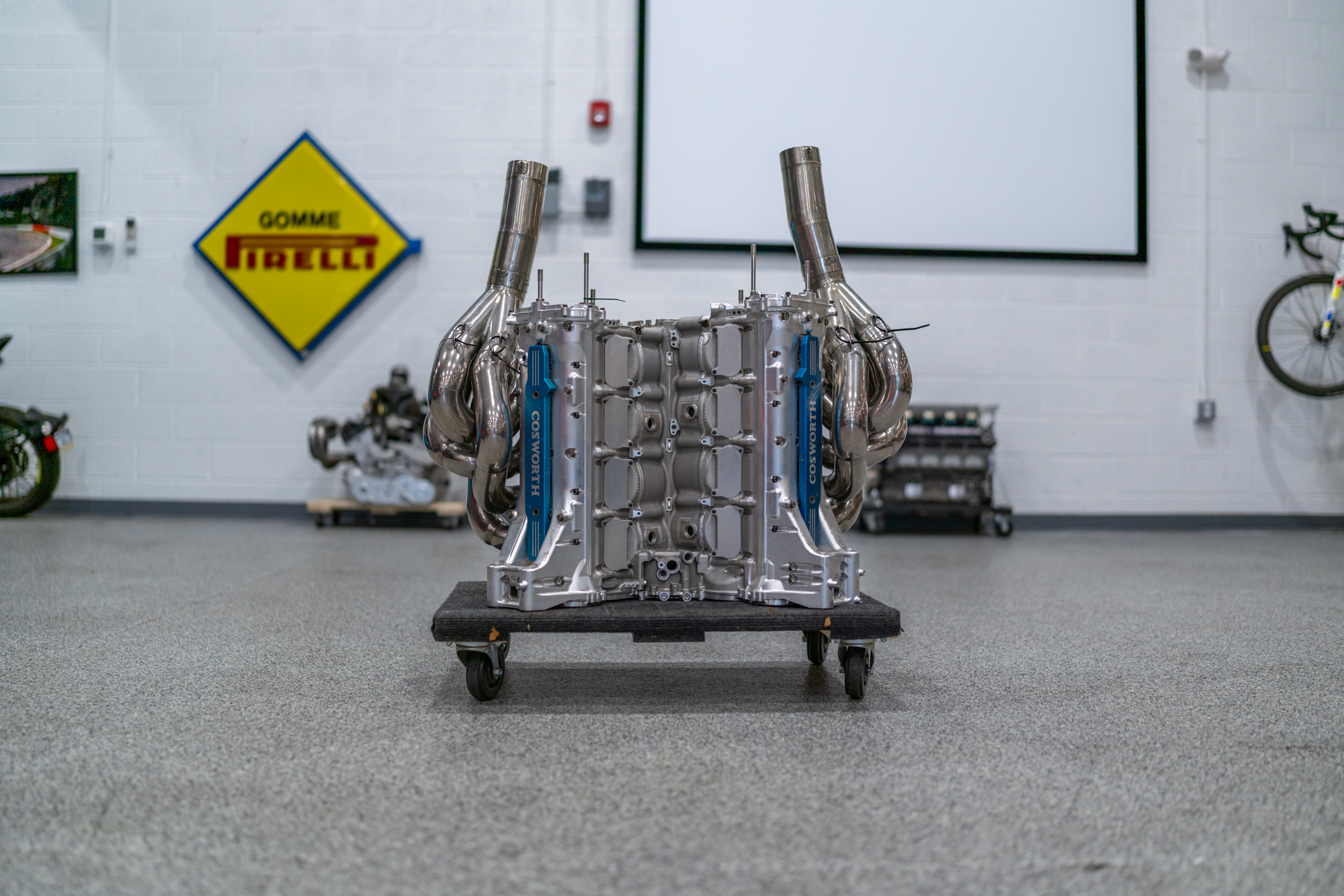 COSWORTH CA FORMULA 1 ENGINE AND HEADERS