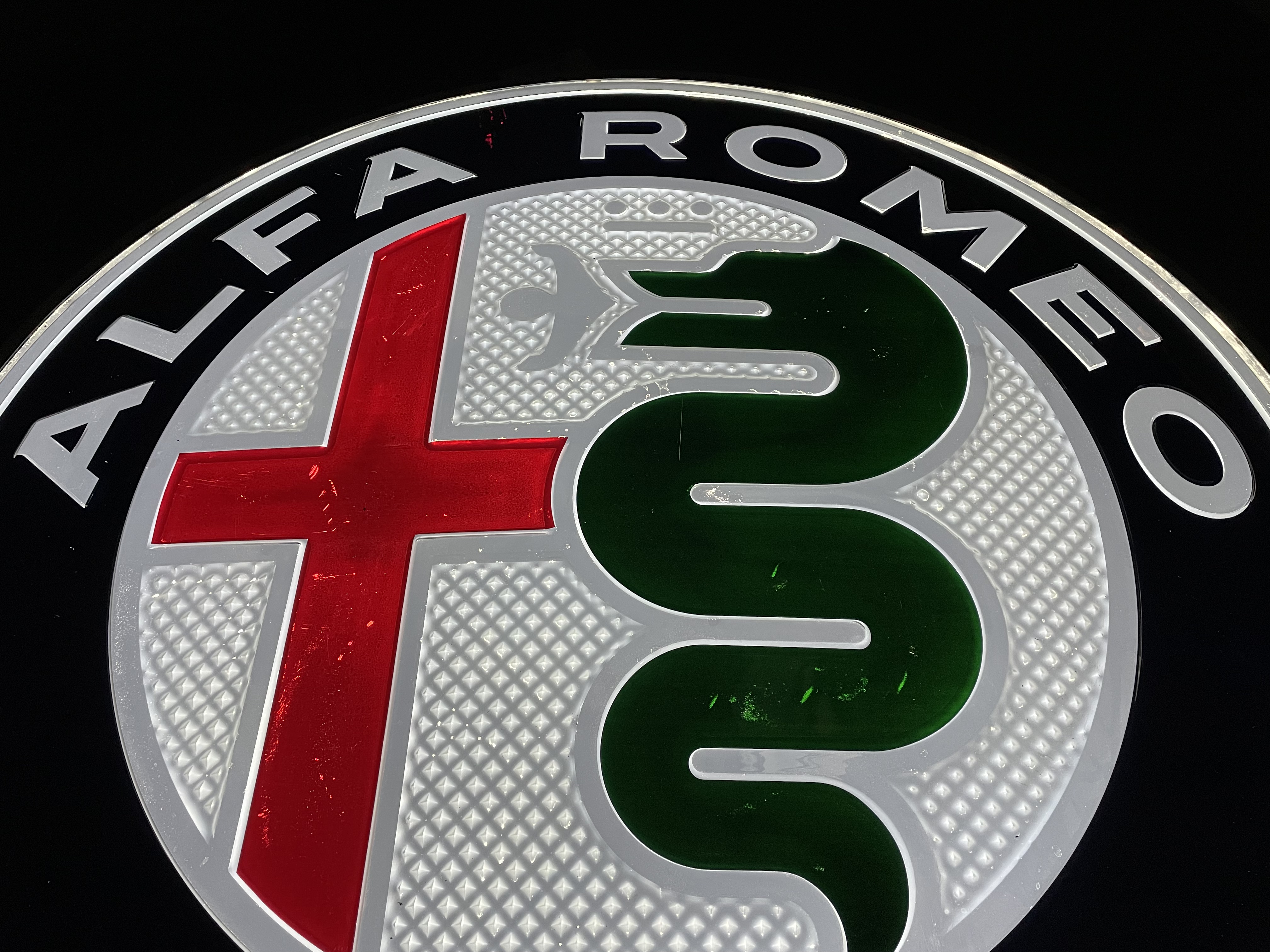 ALFA ROMEO ILLUMINATED SIGN