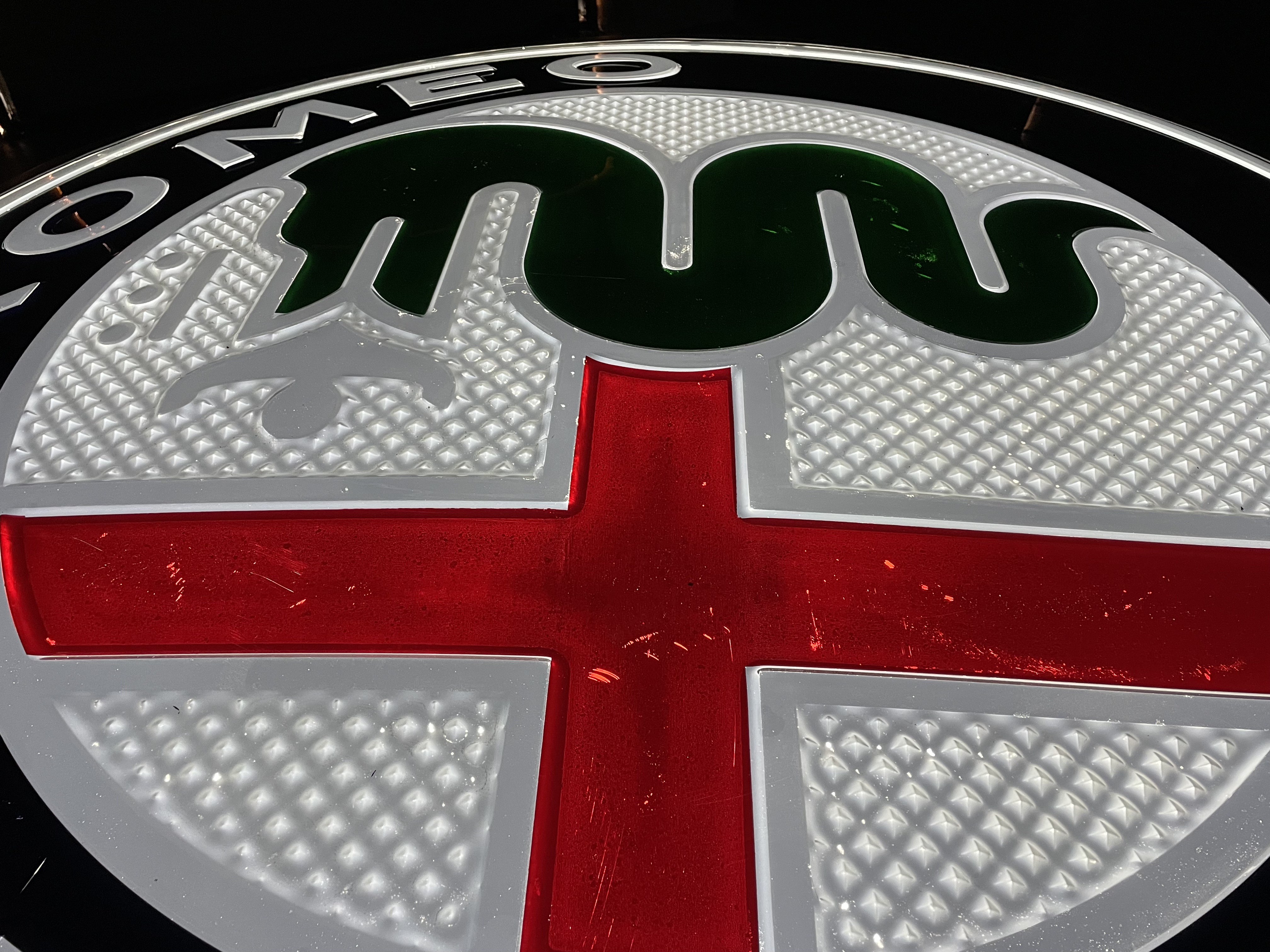 ALFA ROMEO ILLUMINATED SIGN