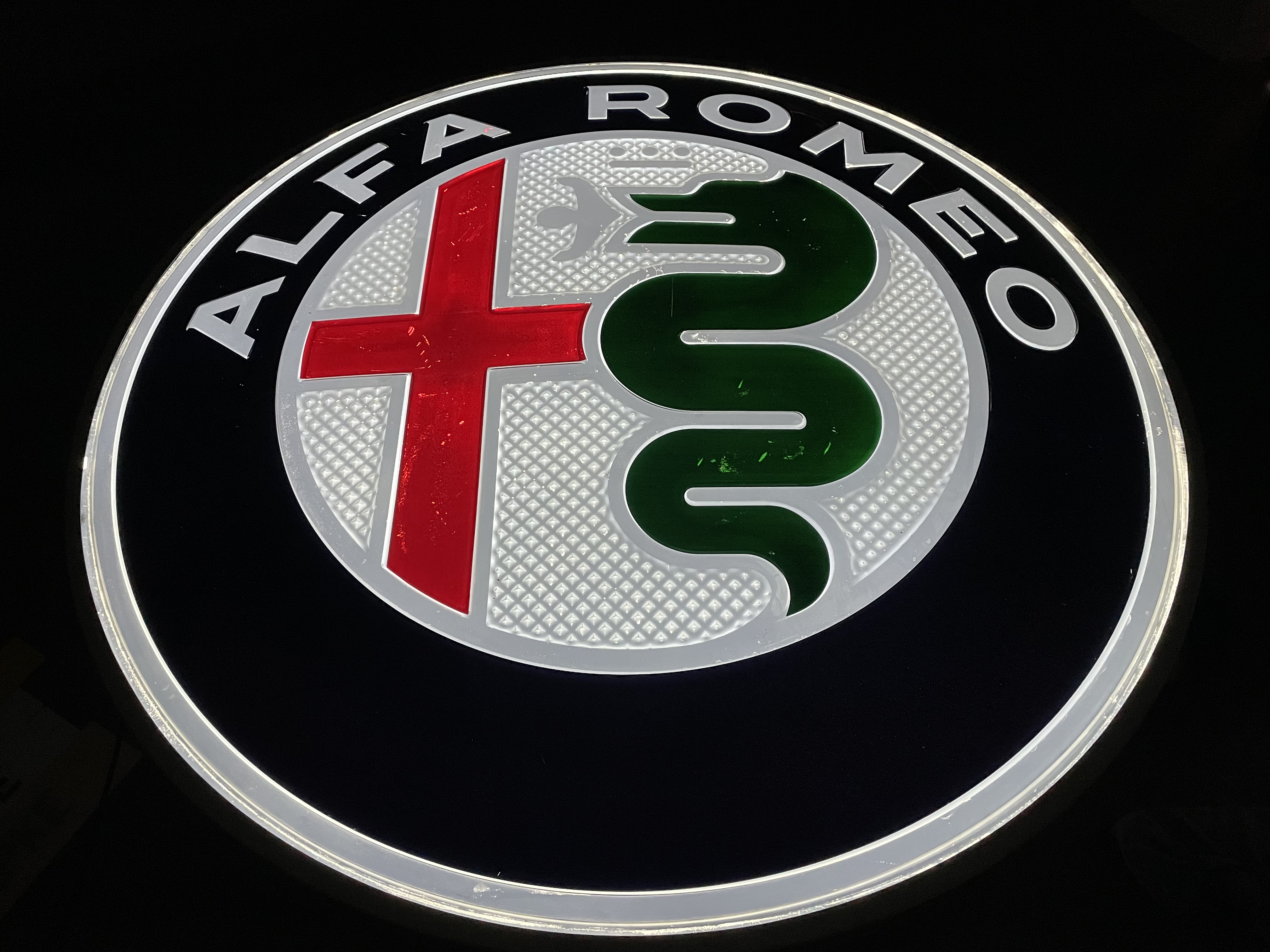 ALFA ROMEO ILLUMINATED SIGN