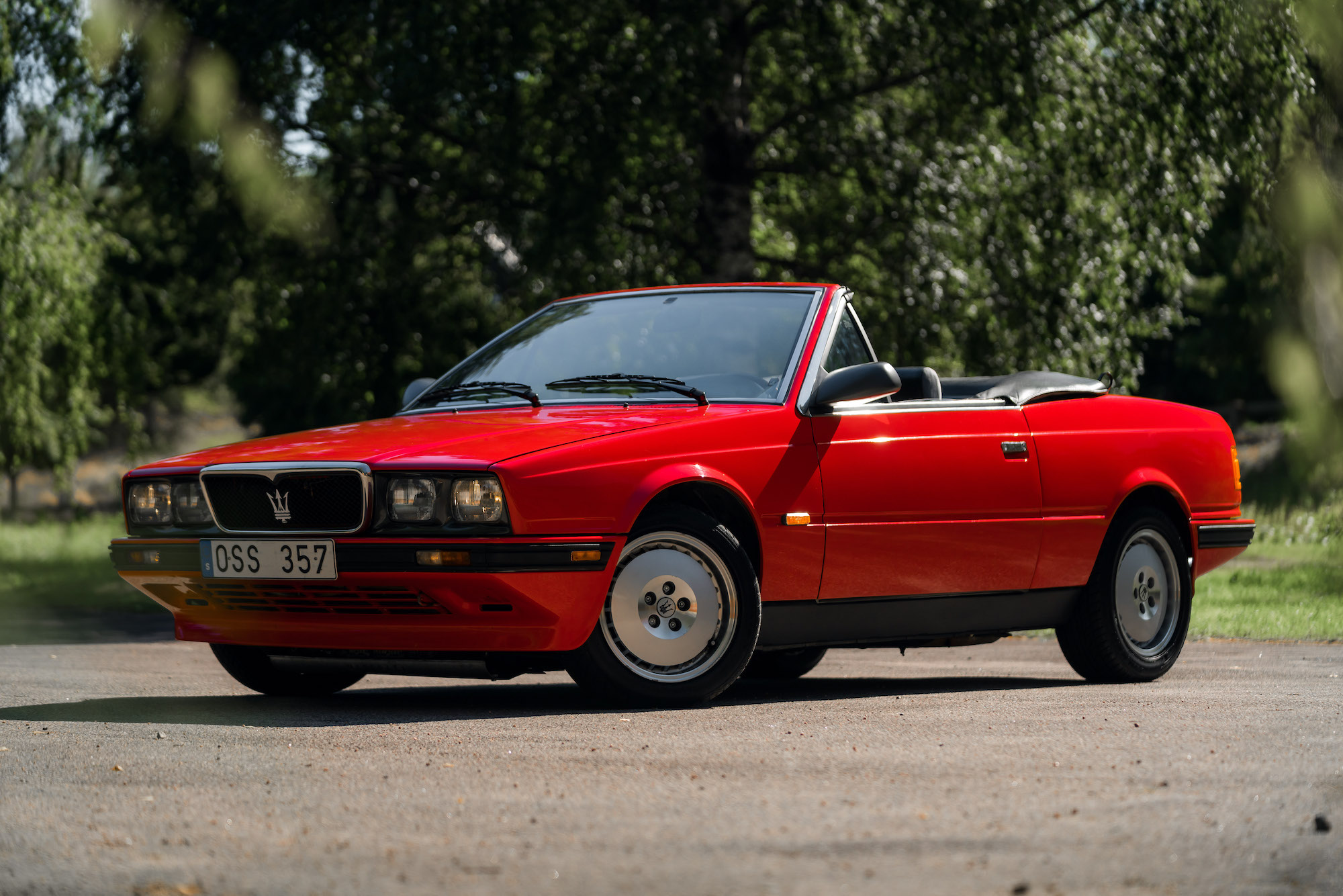 1989 MASERATI BITURBO SPYDER E - 27,638 KM