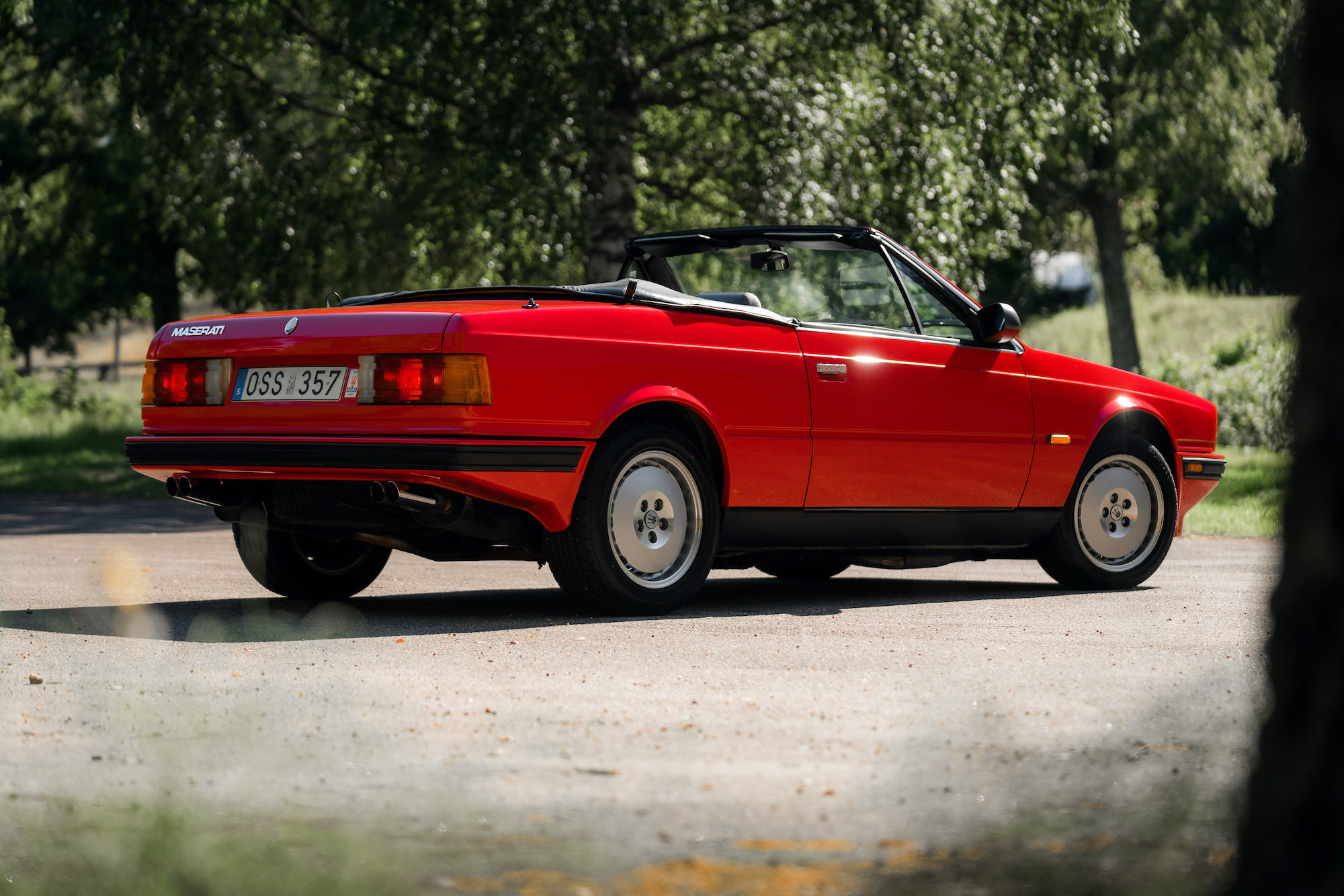1989 MASERATI BITURBO SPYDER E - 27,638 KM