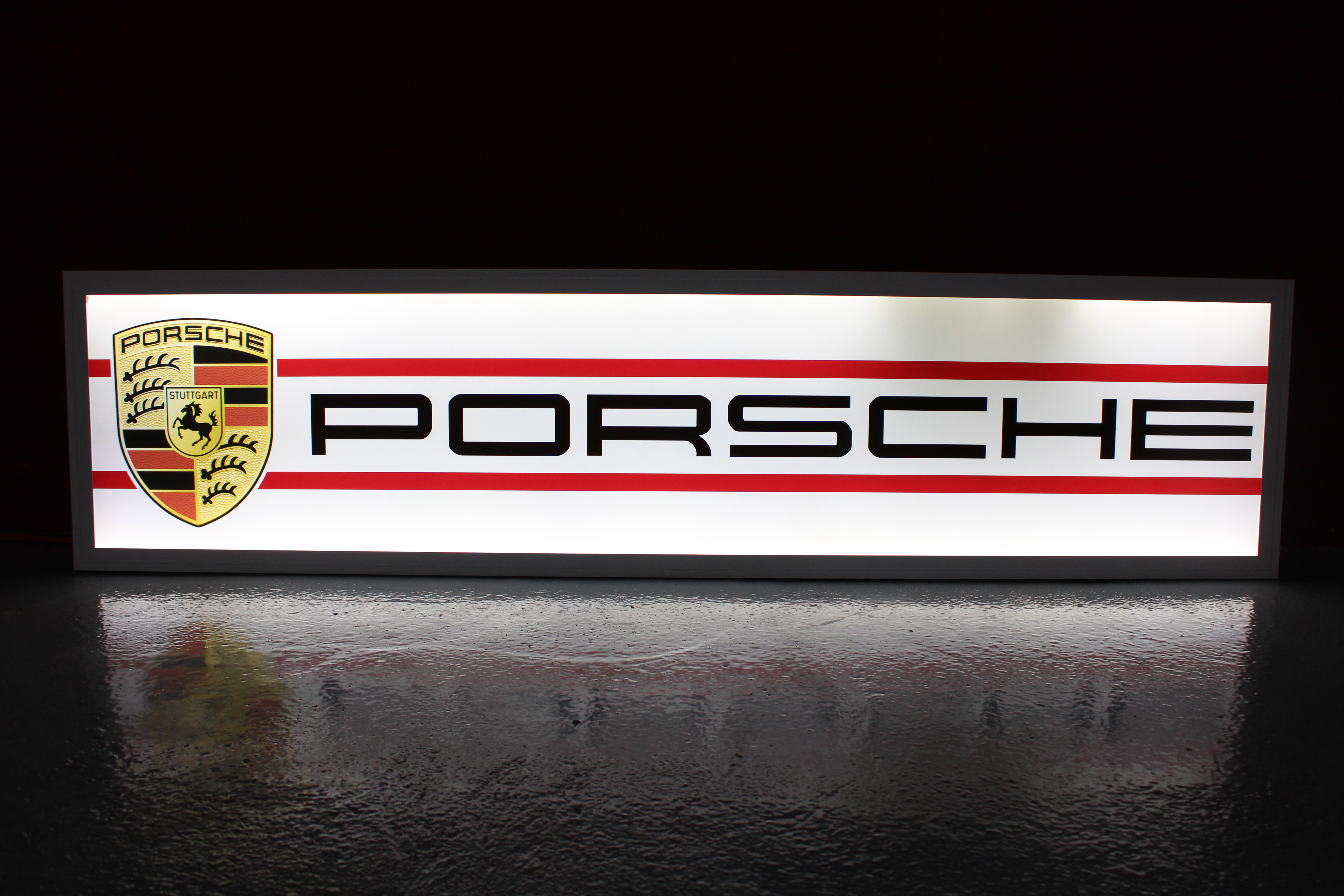 PORSCHE ILLUMINATED SIGN