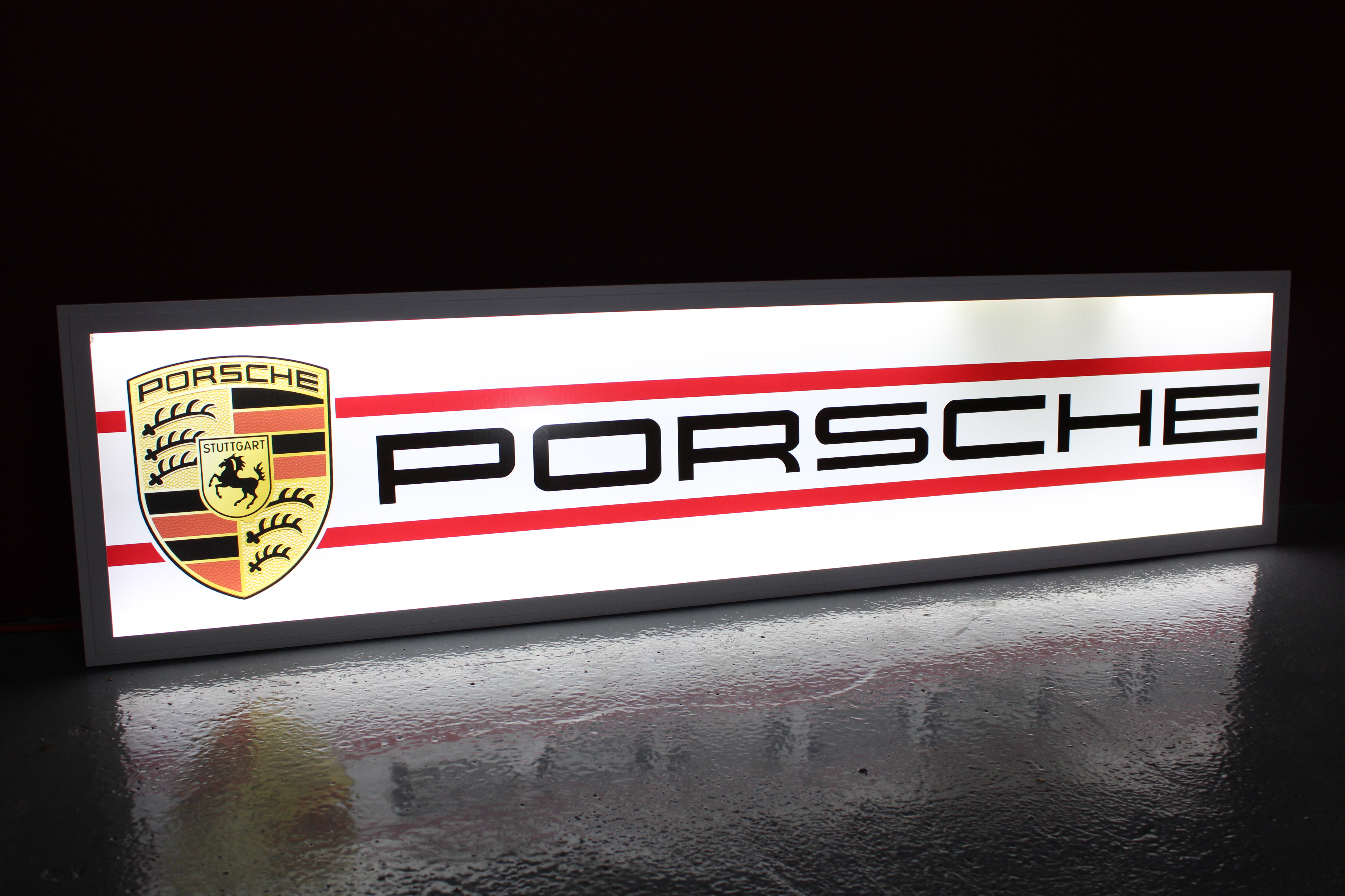 PORSCHE ILLUMINATED SIGN