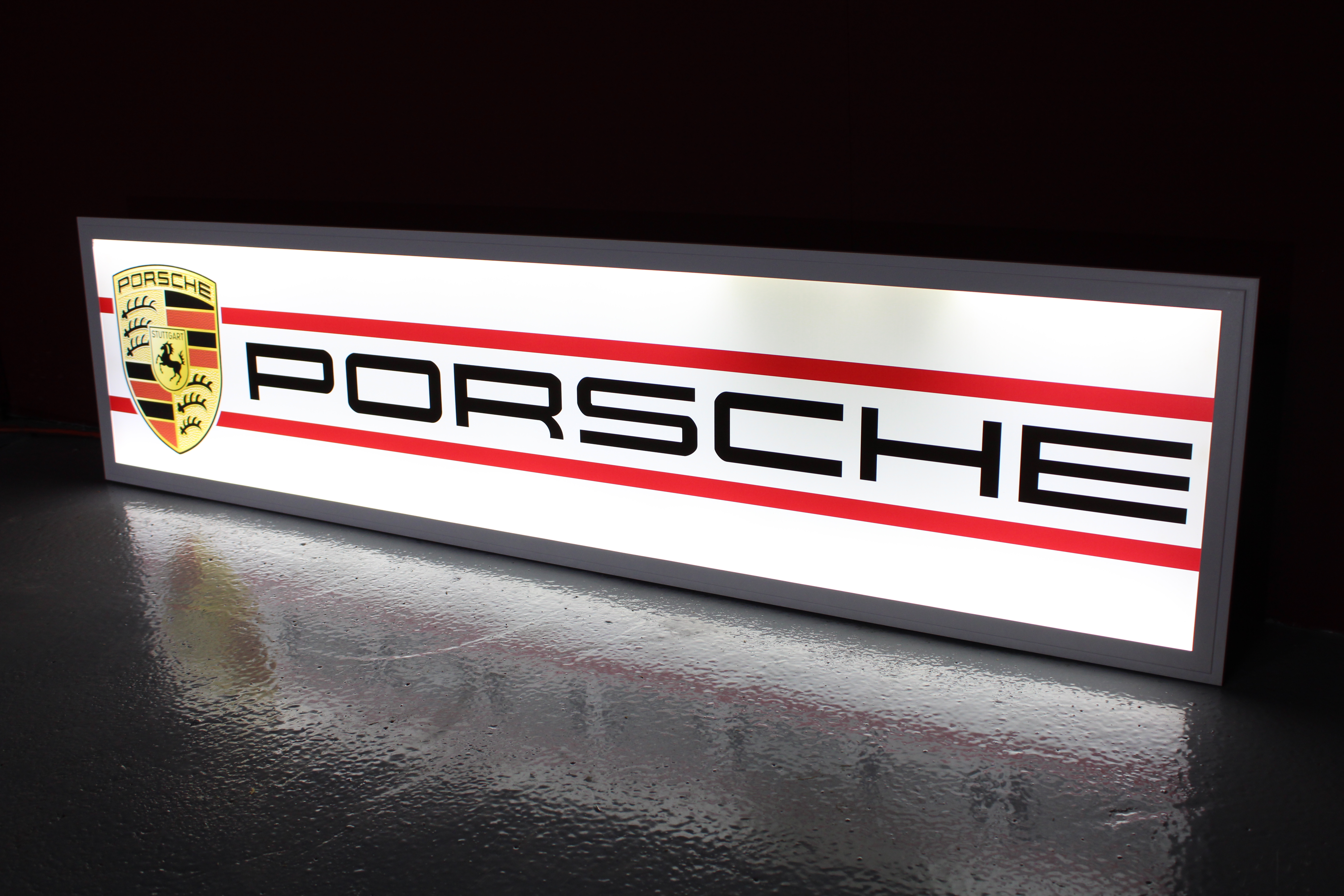PORSCHE ILLUMINATED SIGN