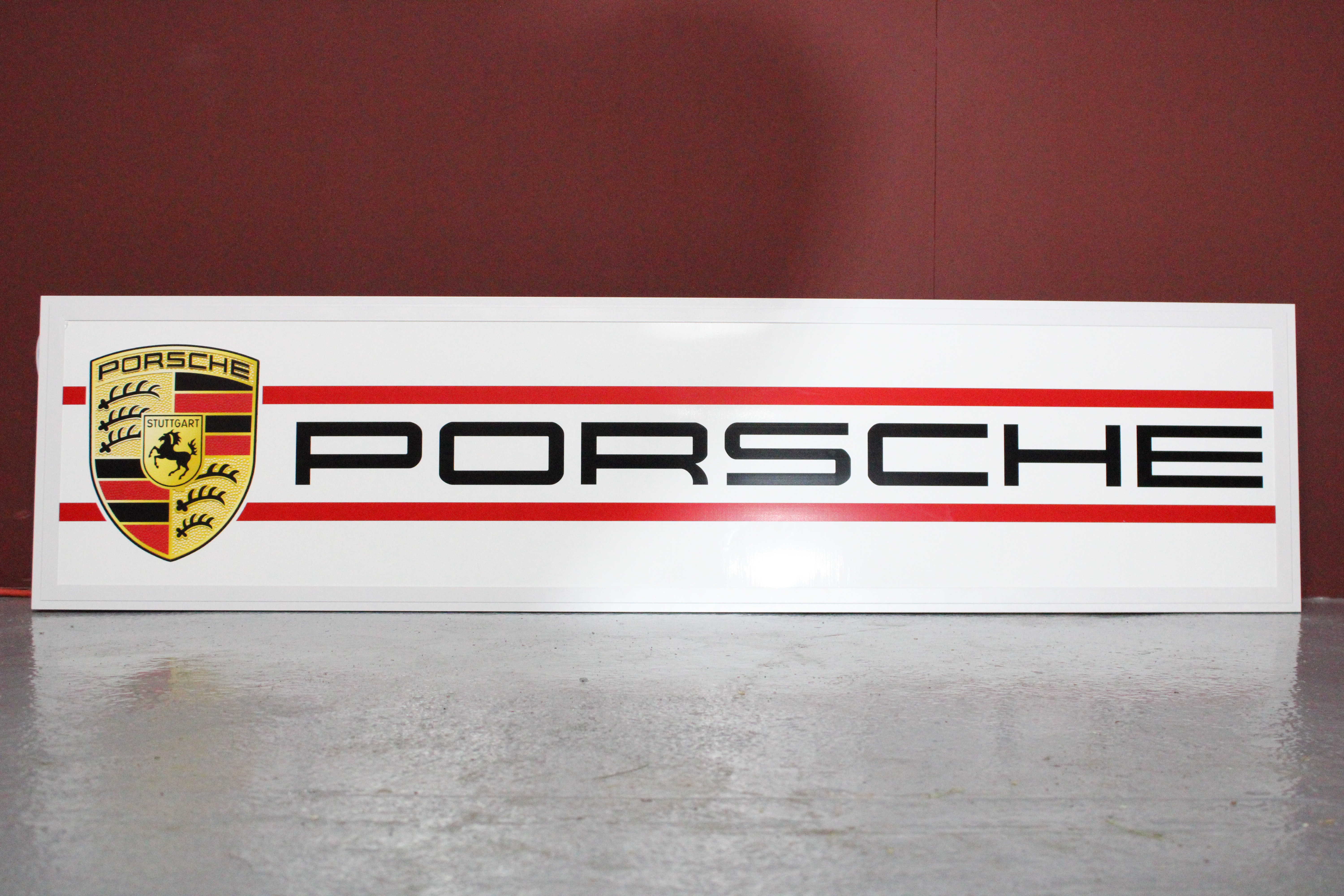 PORSCHE ILLUMINATED SIGN