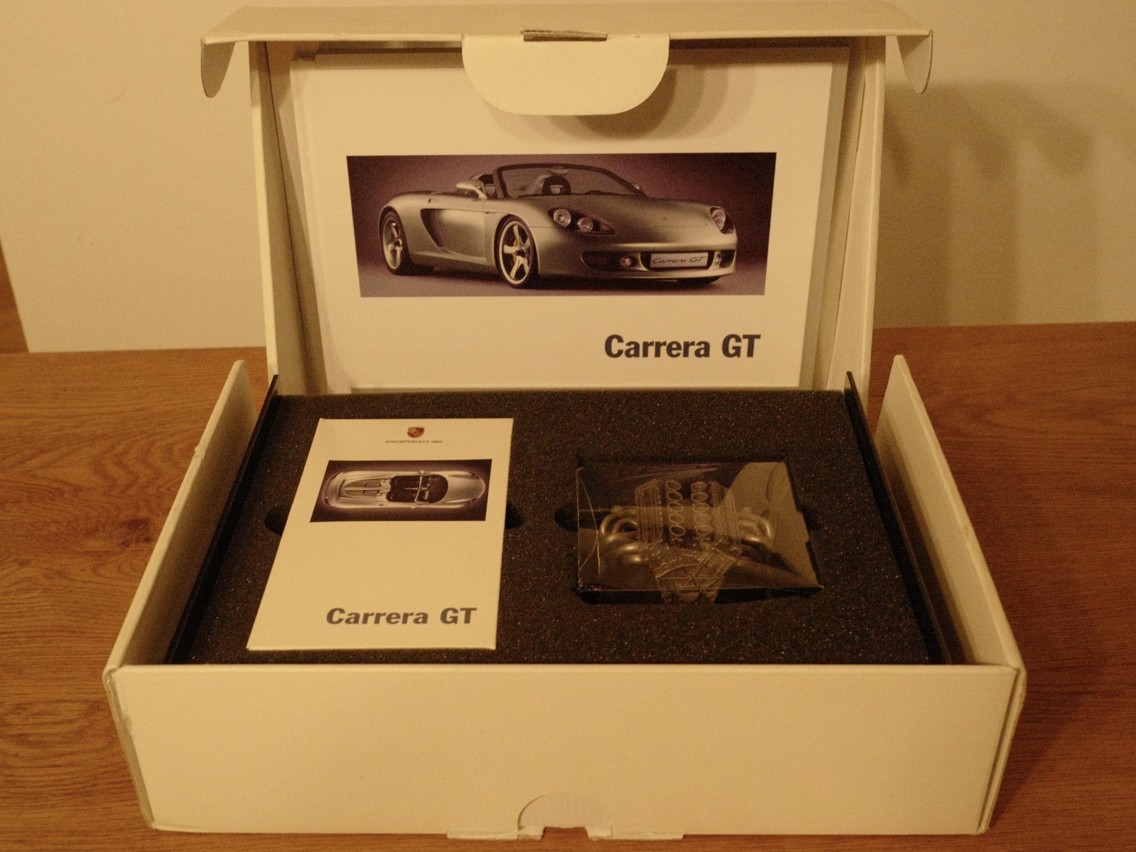 PORSCHE CARRERA GT PRE DELIVERY GIFT PACKAGE
