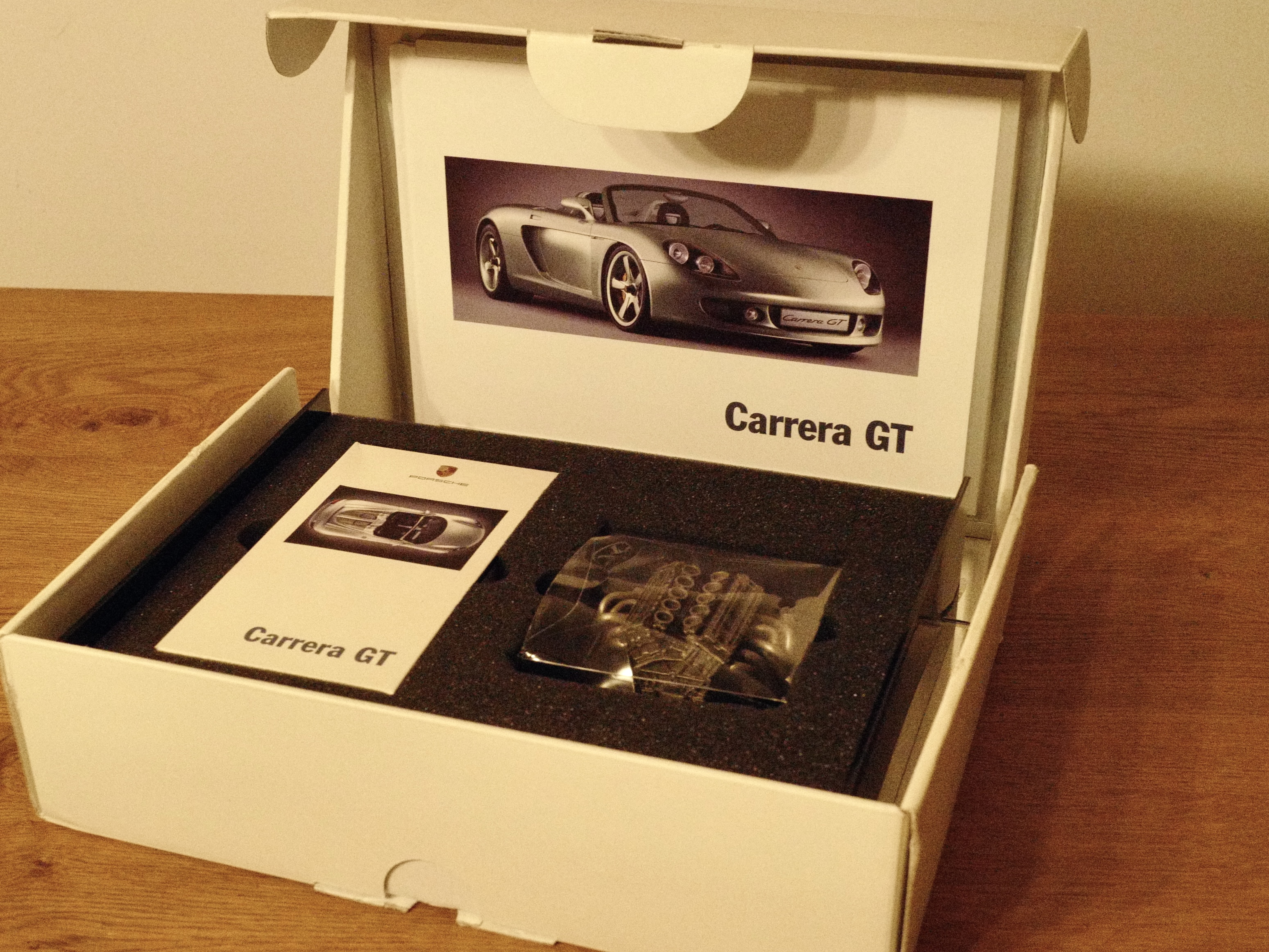 PORSCHE CARRERA GT PRE DELIVERY GIFT PACKAGE