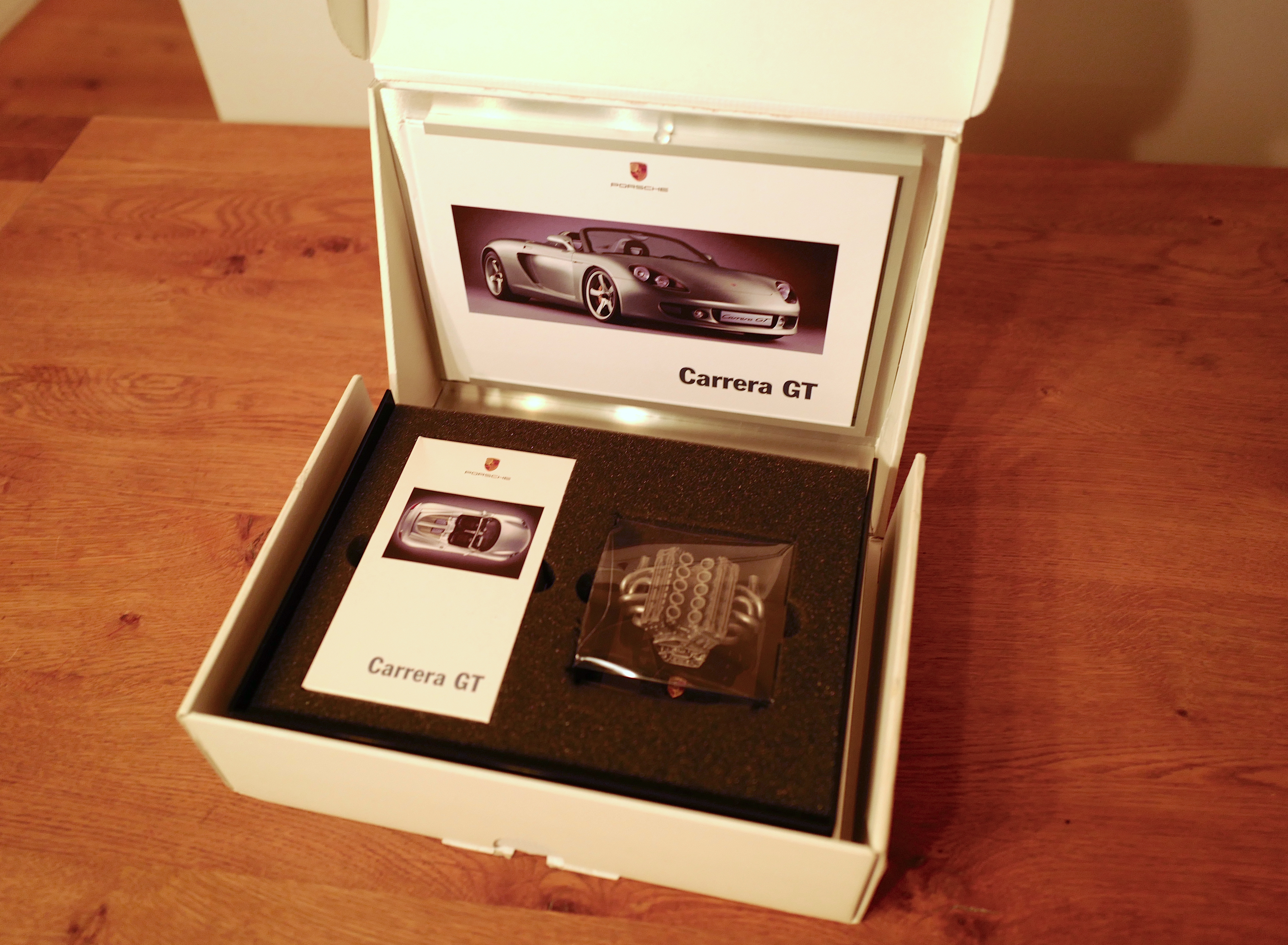 PORSCHE CARRERA GT PRE DELIVERY GIFT PACKAGE