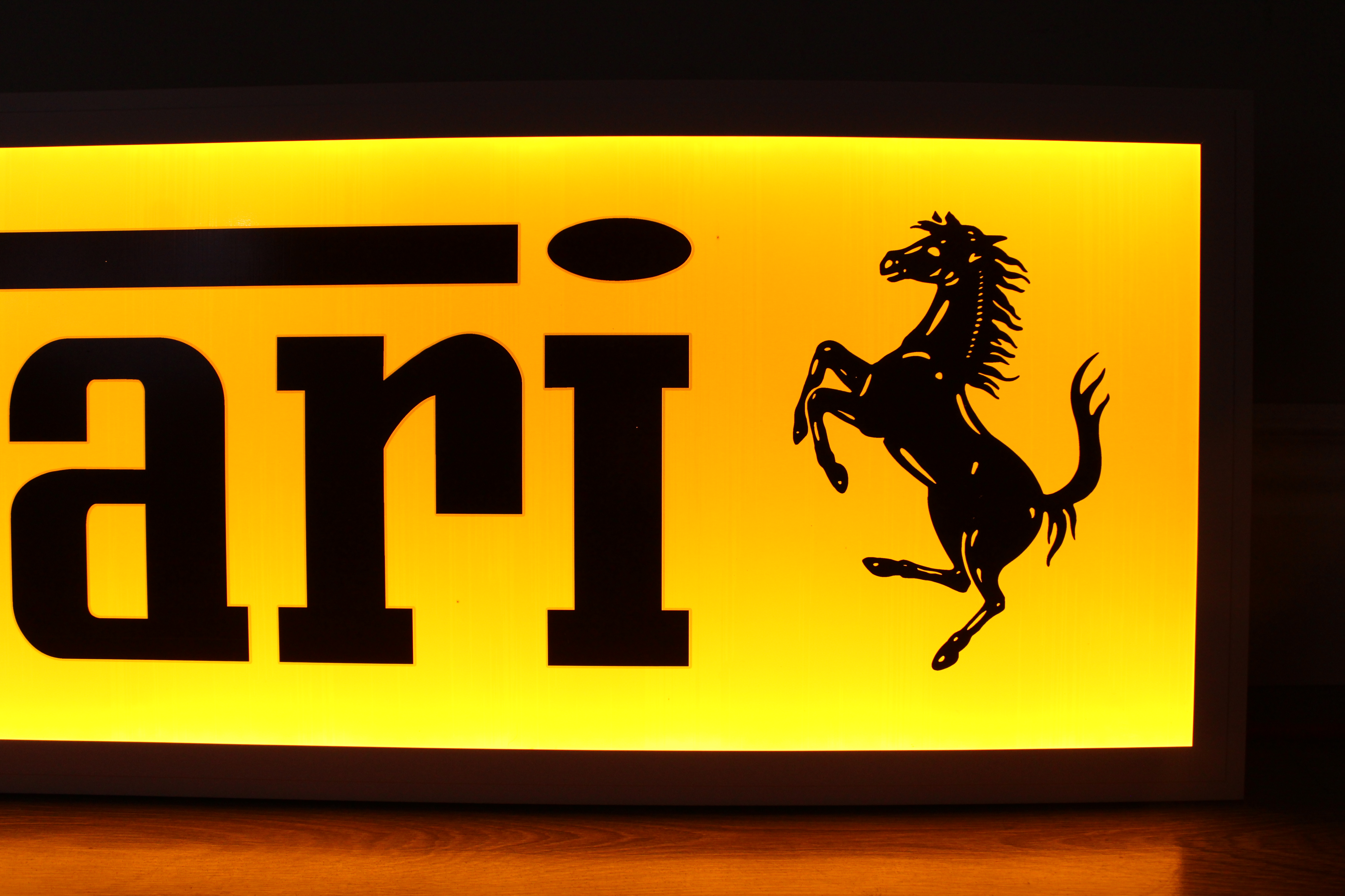 FERRARI ILLUMINATED SIGN