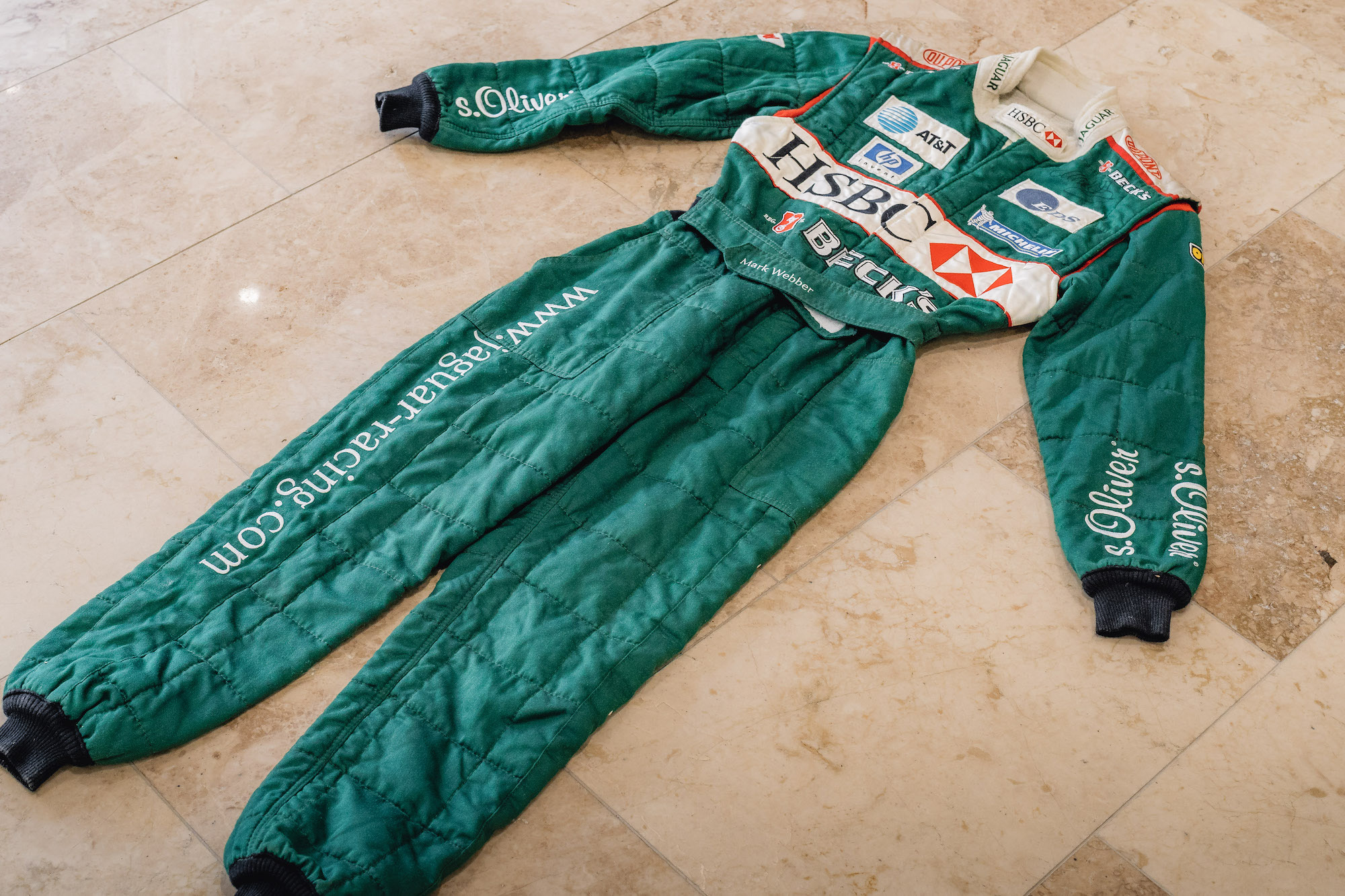 MARK WEBBER RACING SUIT - SIGNED