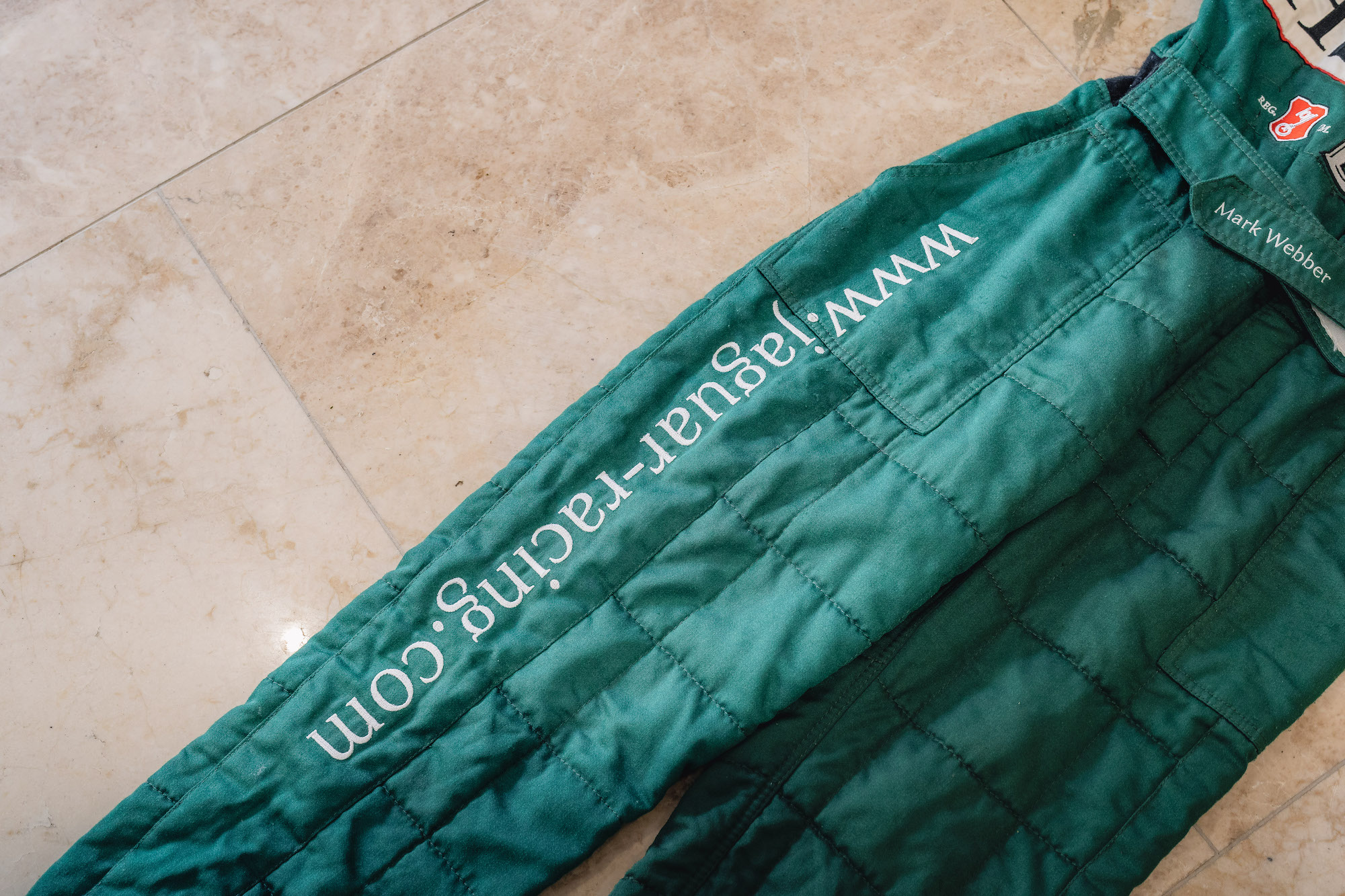 MARK WEBBER RACING SUIT - SIGNED