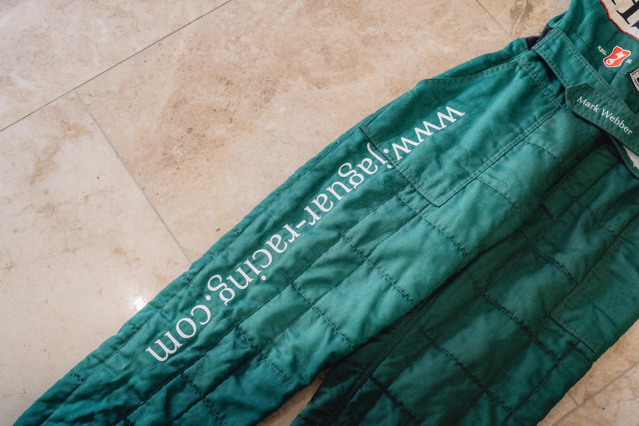 MARK WEBBER RACING SUIT - SIGNED