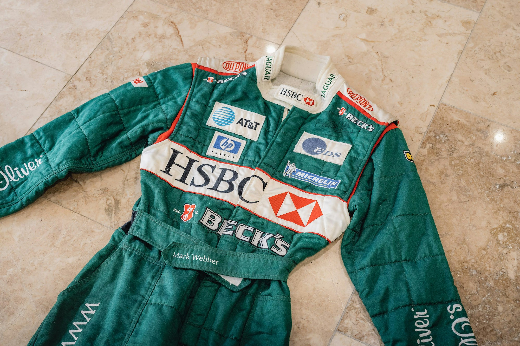 MARK WEBBER RACING SUIT - SIGNED