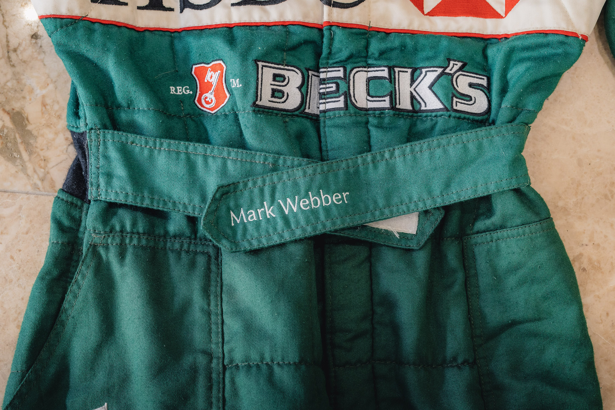 MARK WEBBER RACING SUIT - SIGNED