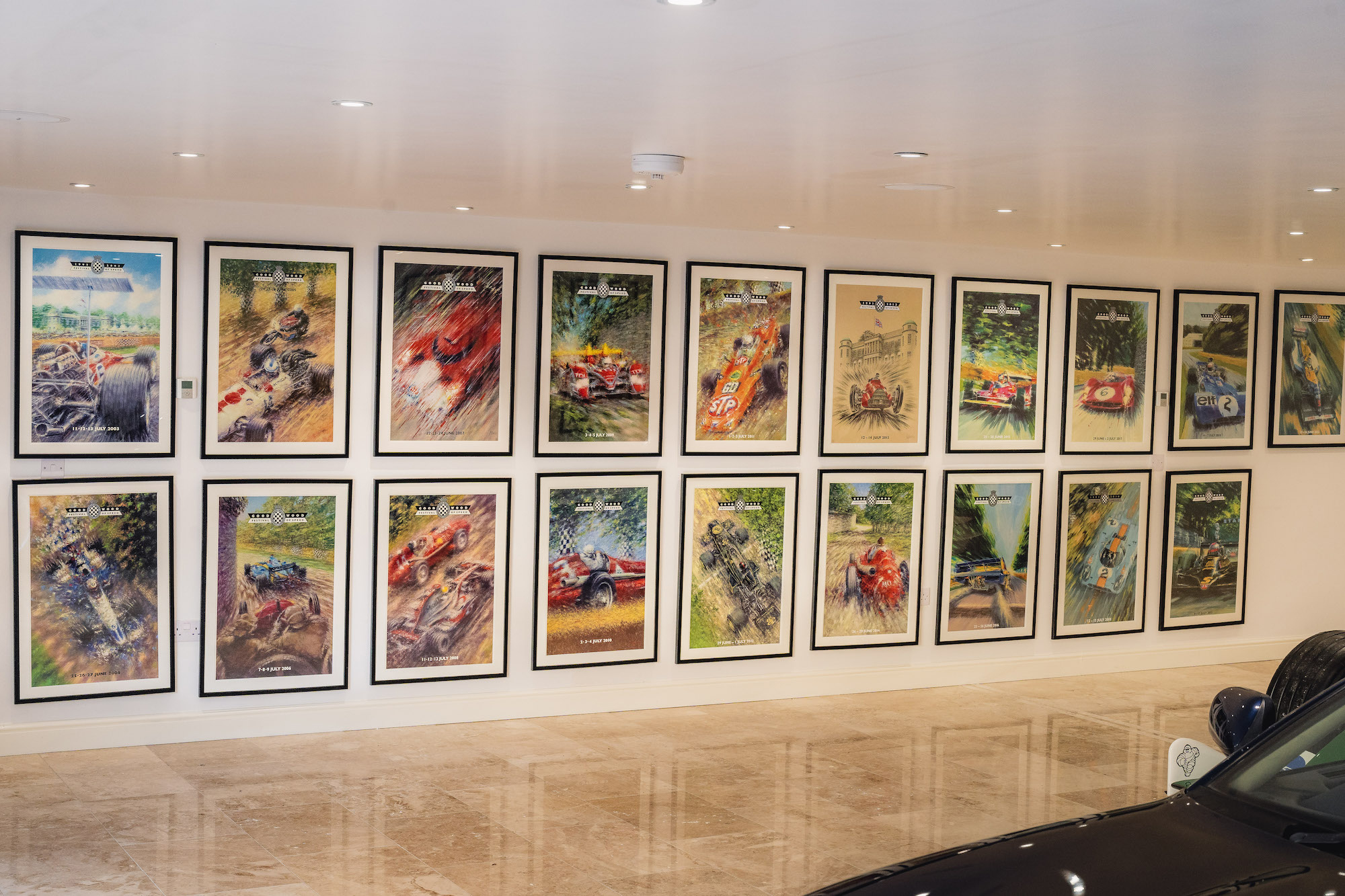 GOODWOOD FESTIVAL OF SPEED POSTERS - COMPLETE SET 1993-2022