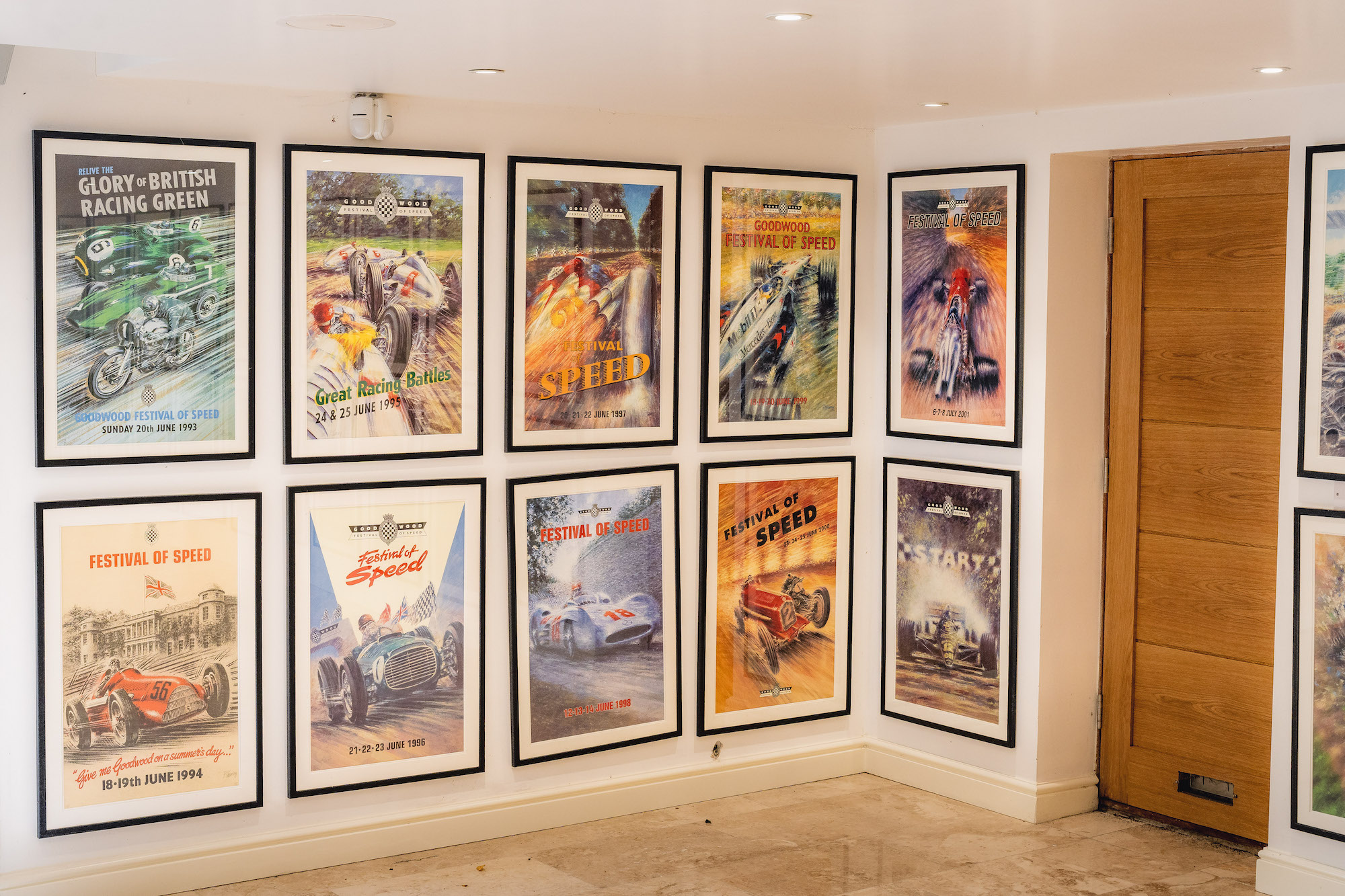 GOODWOOD FESTIVAL OF SPEED POSTERS - COMPLETE SET 1993-2022
