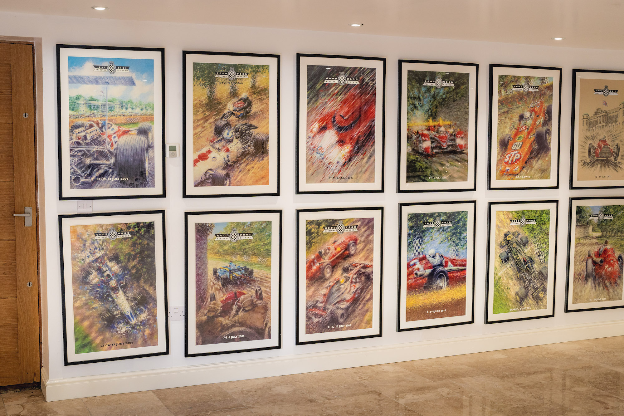 GOODWOOD FESTIVAL OF SPEED POSTERS - COMPLETE SET 1993-2022