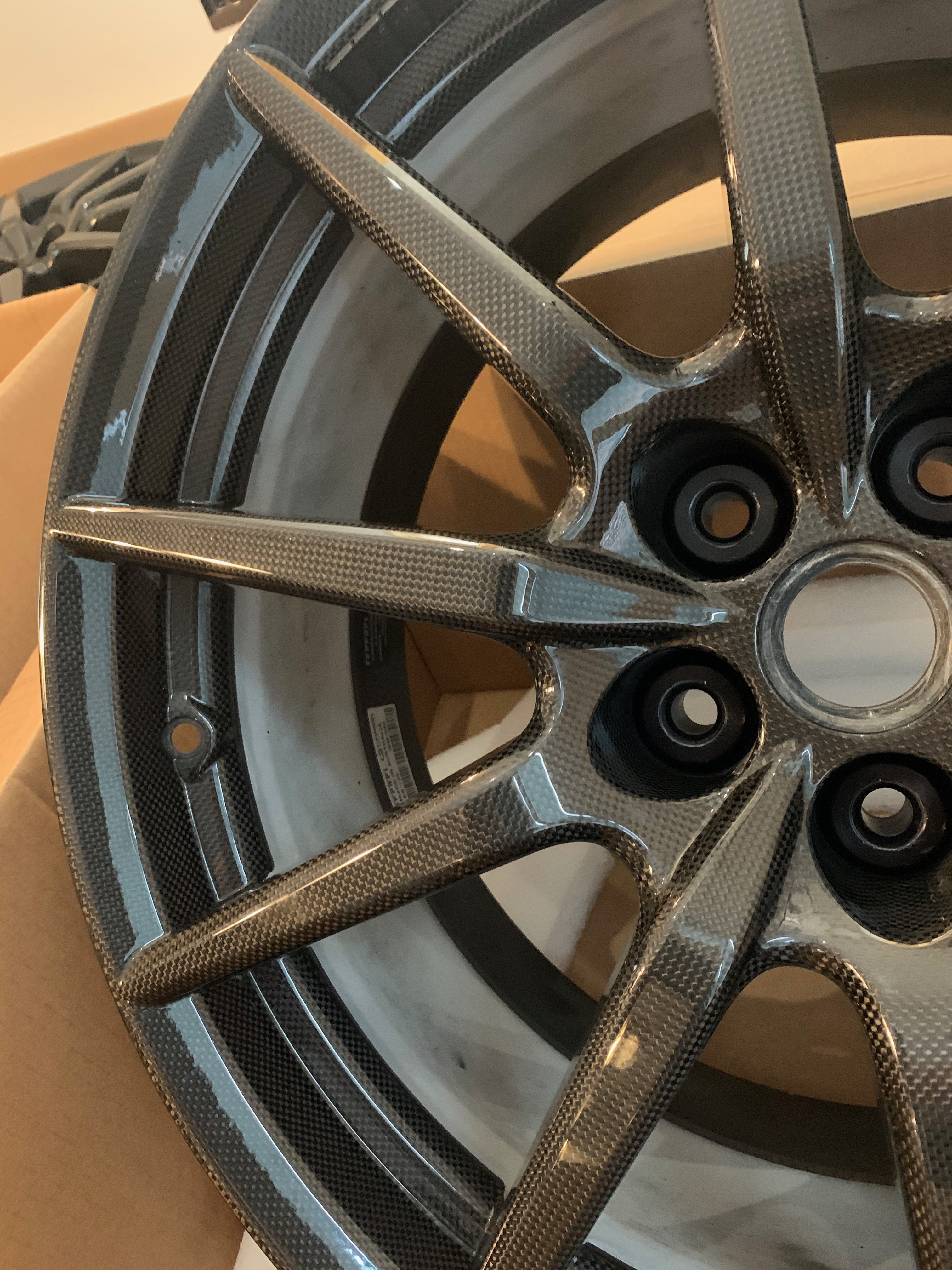SET OF FERRARI SF90 CARBON FIBRE WHEELS for sale by auction in ...