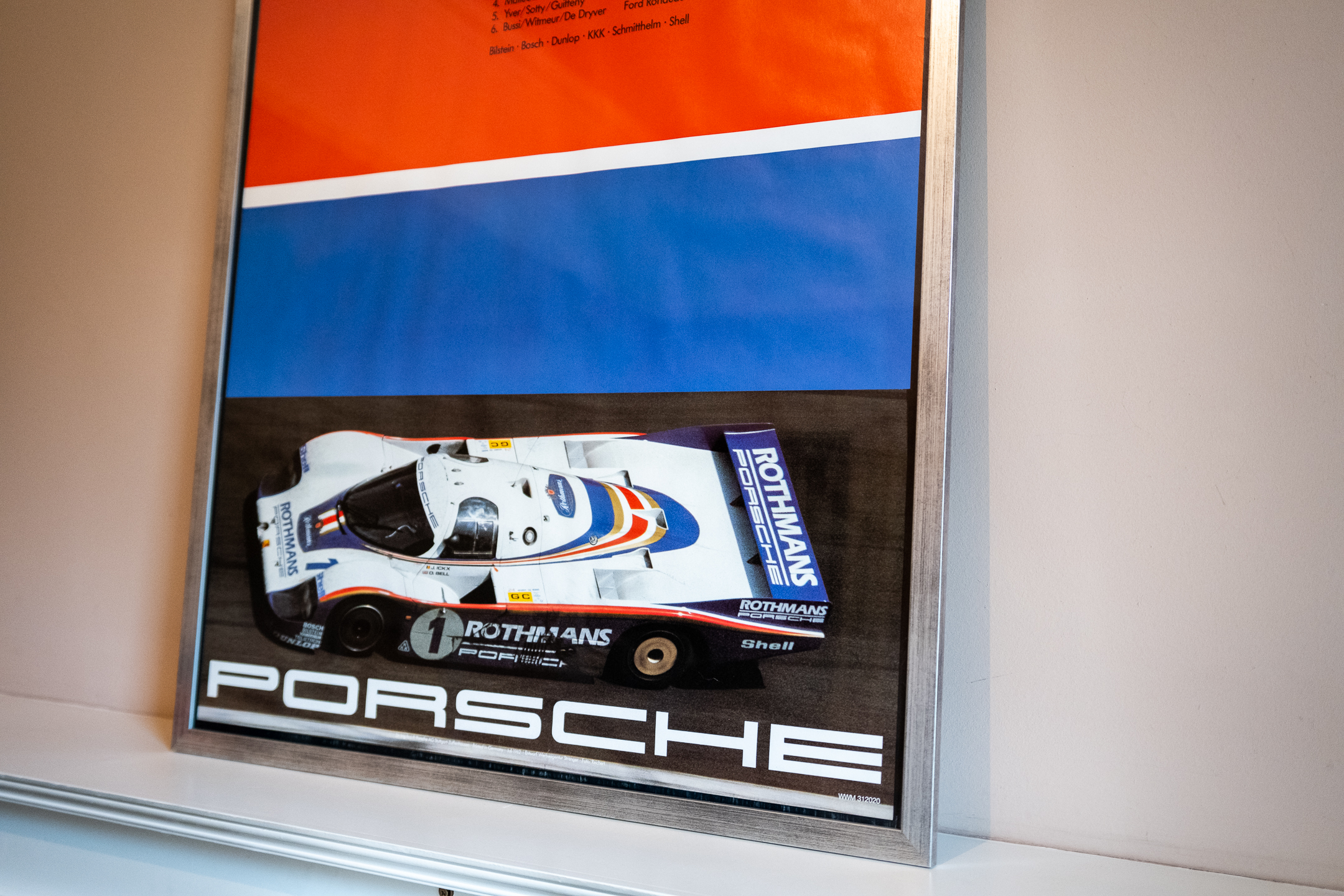 COLLECTION OF 10 ORIGINAL PORSCHE RACING POSTERS - EX JOHN FITZPATRICK