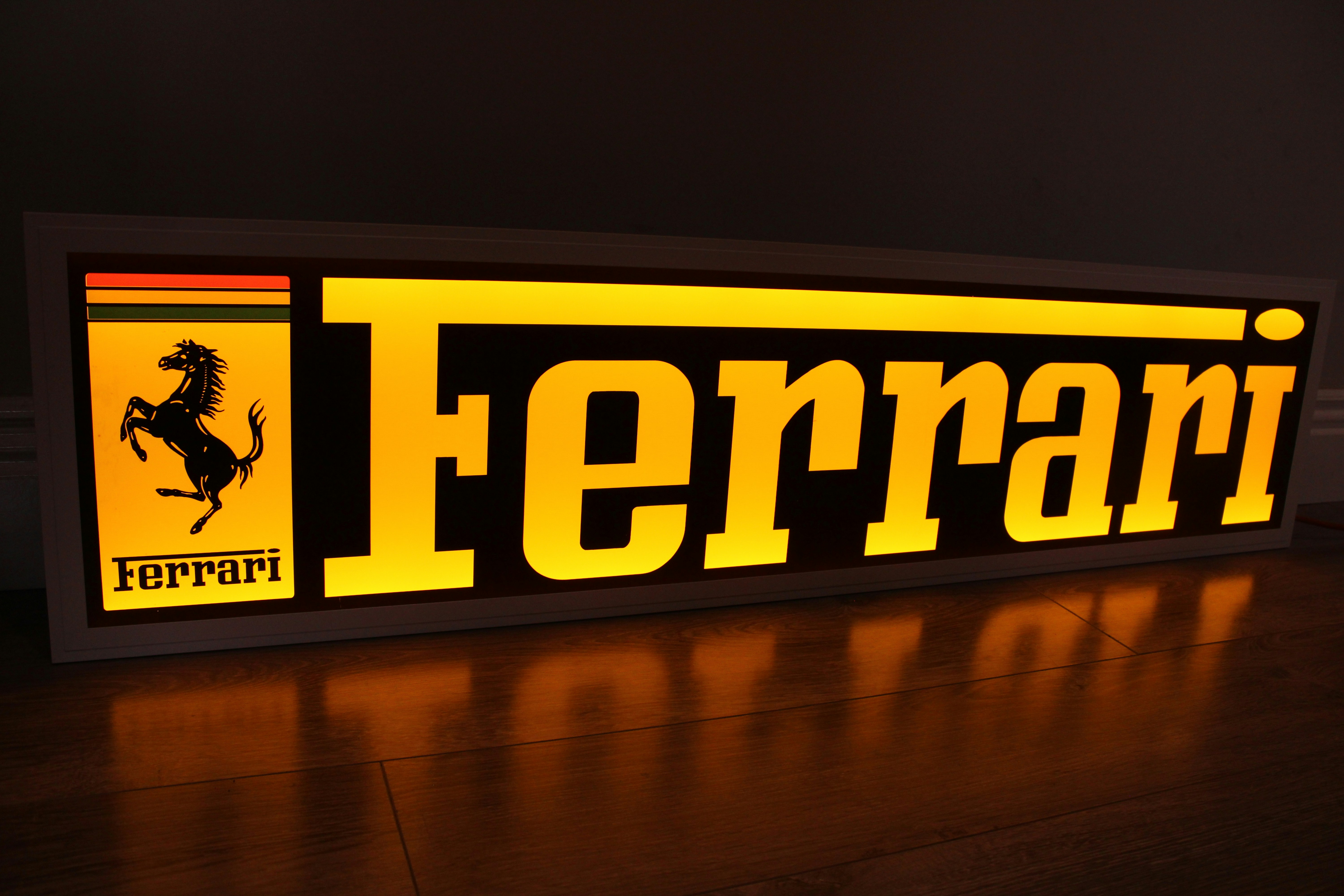 FERRARI ILLUMINATED SIGN