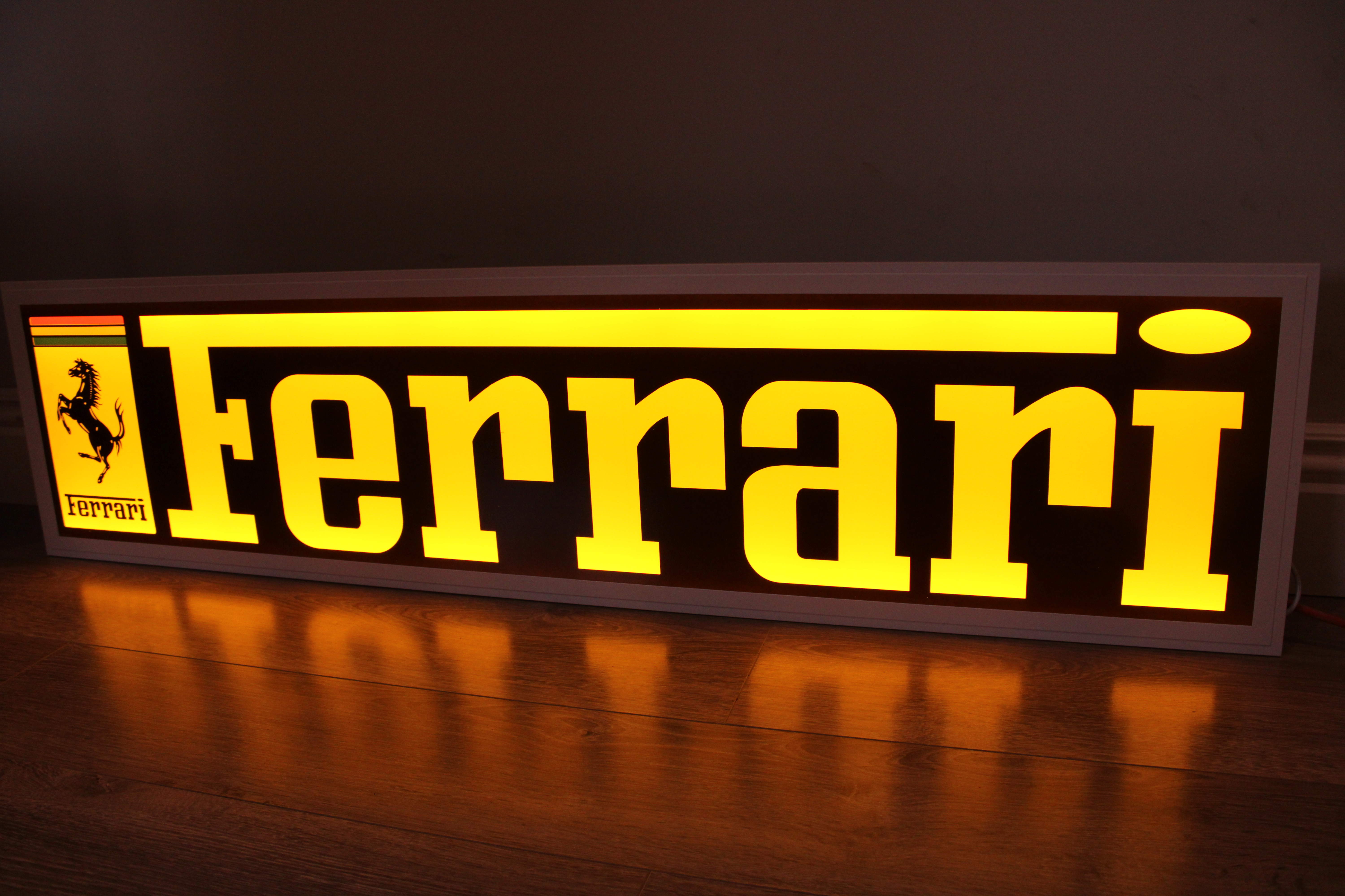 FERRARI ILLUMINATED SIGN