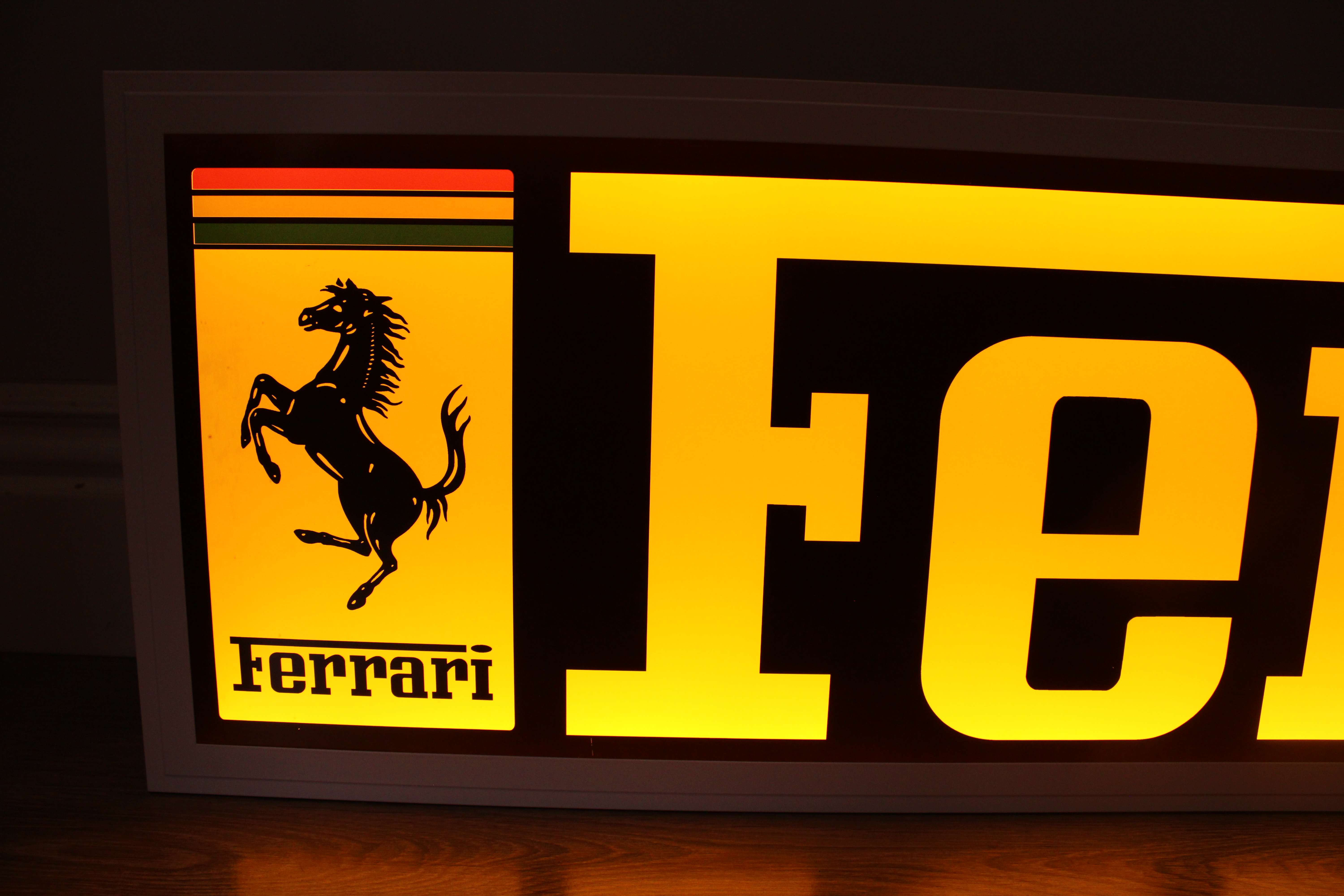 FERRARI ILLUMINATED SIGN