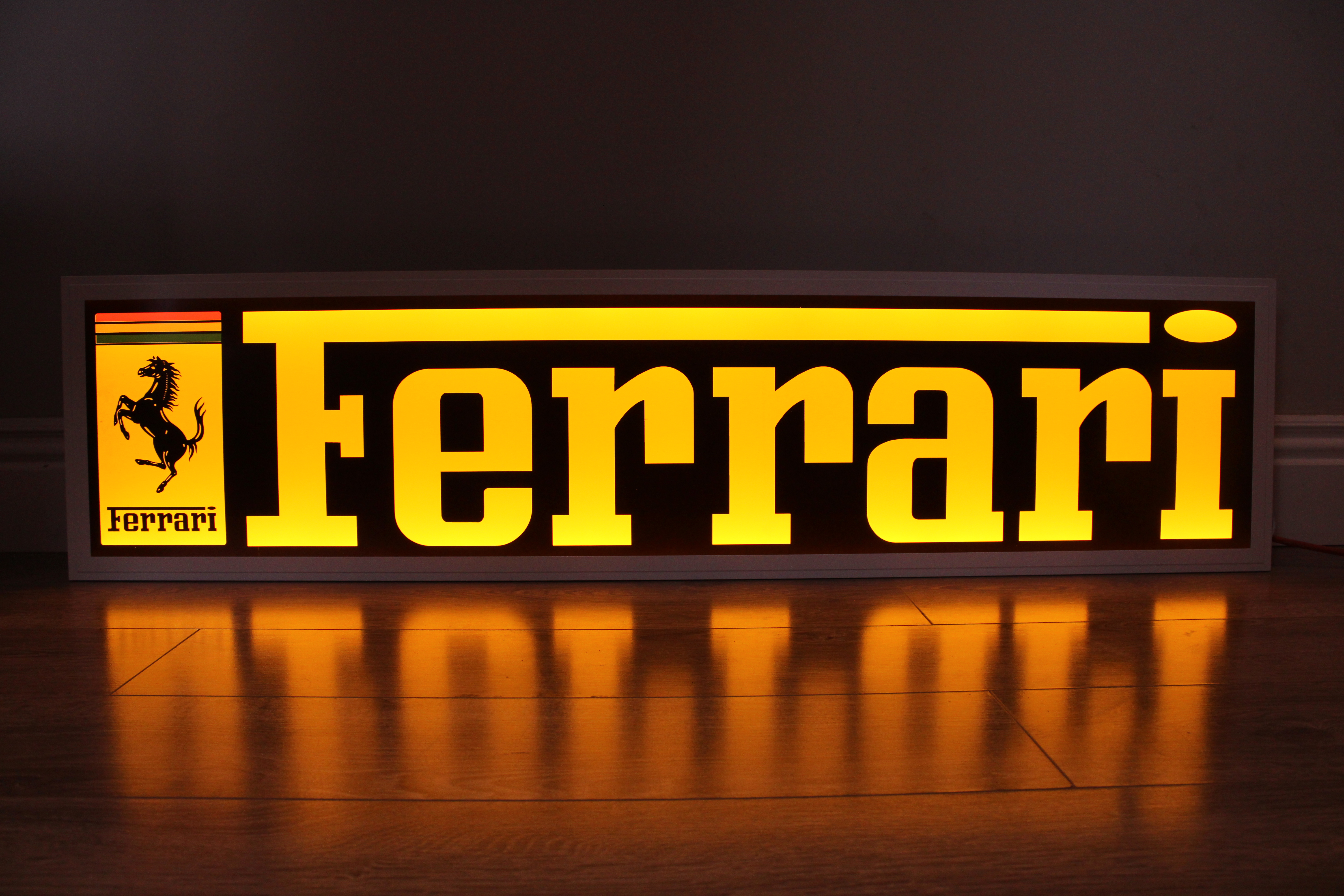 FERRARI ILLUMINATED SIGN