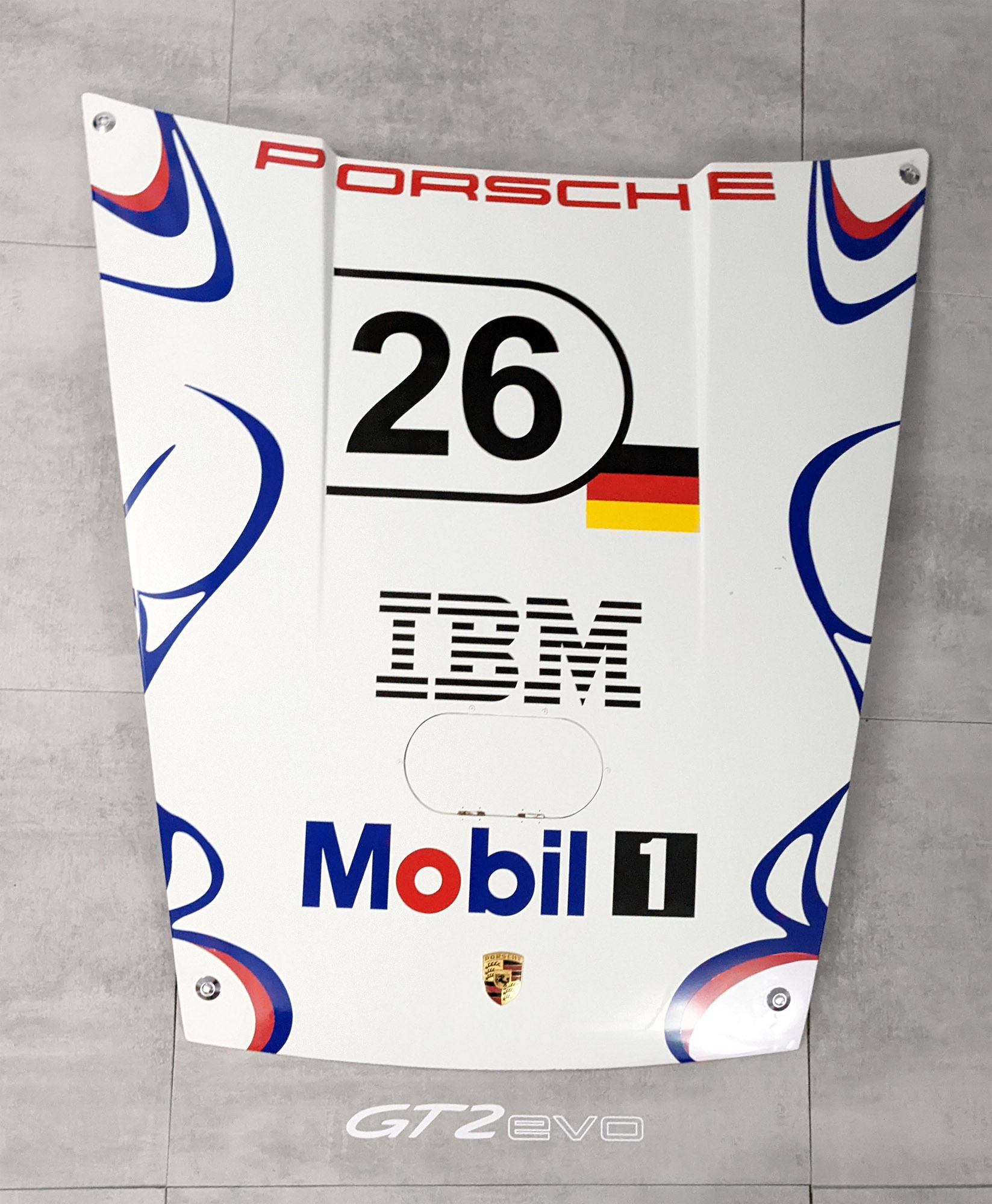 PORSCHE 911 GT2 EVO STYLE BONNET - MOBIL 1 LIVERY