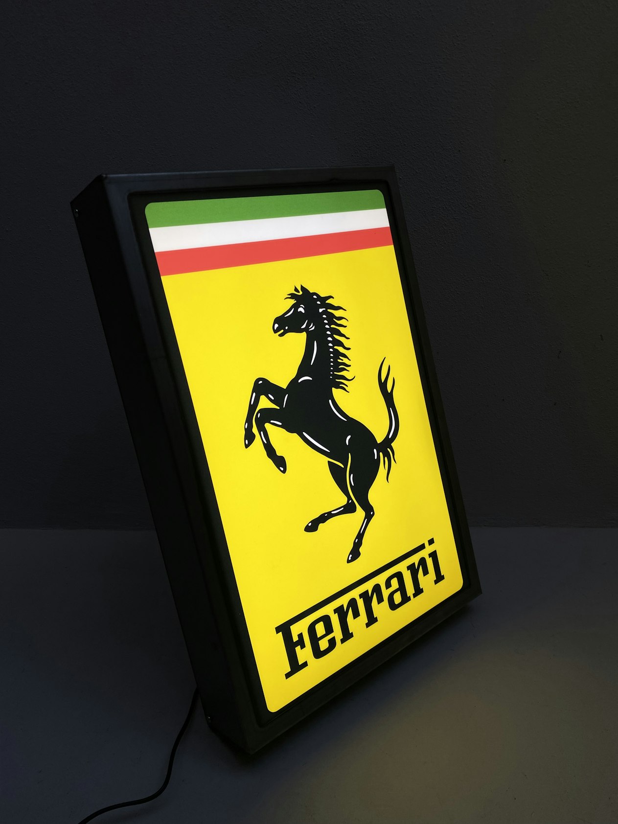FERRARI ILLUMINATED SIGN