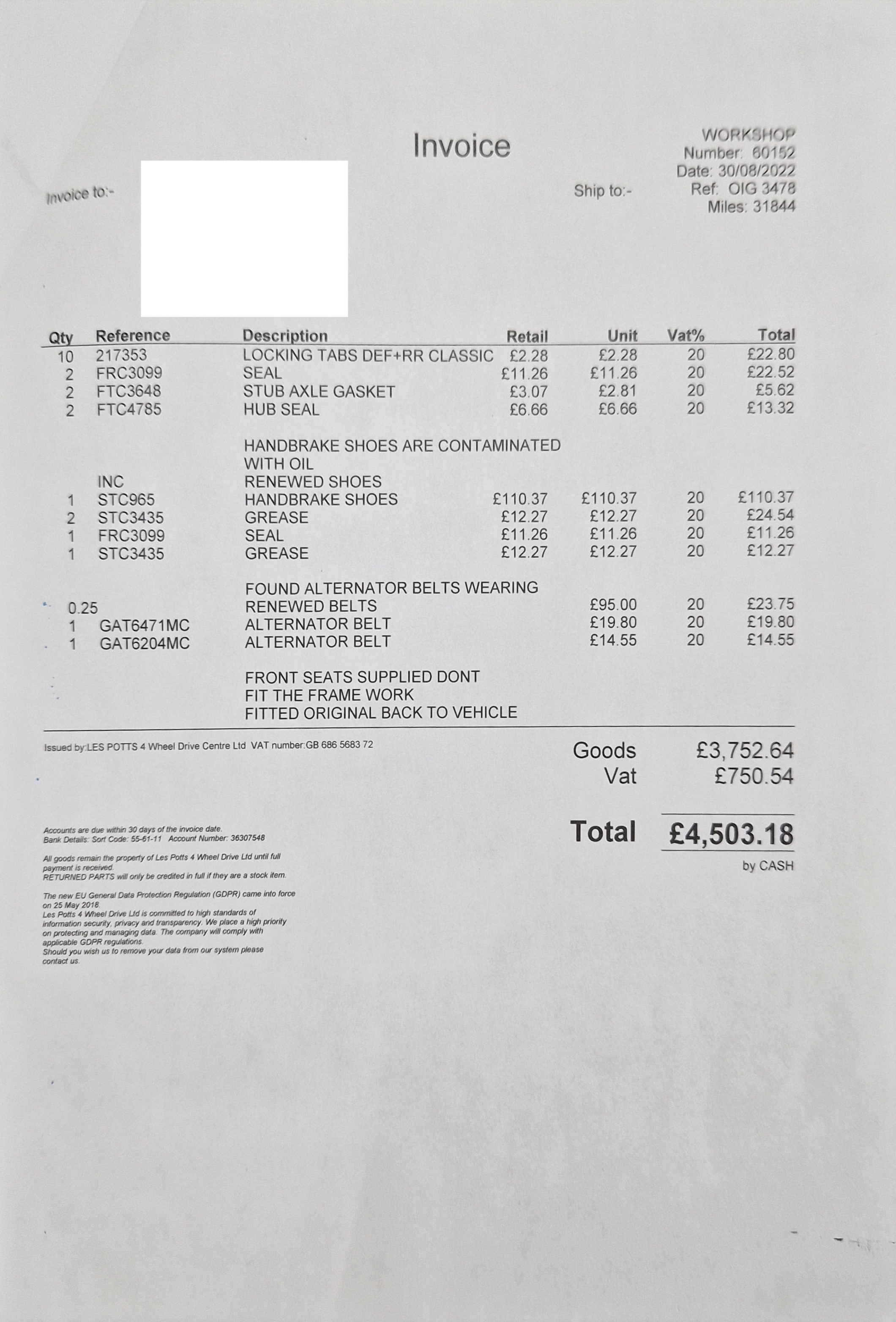 1987 LAND ROVER 110 - EX MILITARY