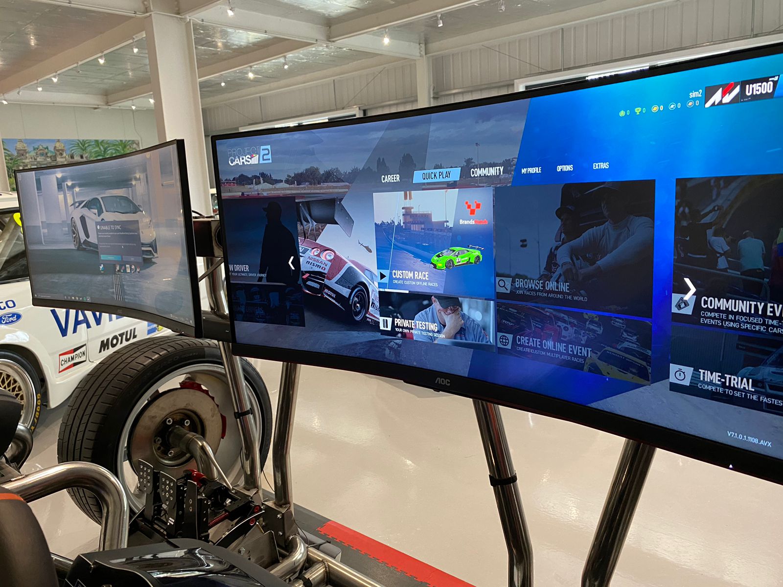 BESPOKE DUAL RACING SIMULATOR for sale by auction in Chelmsford, Essex ...