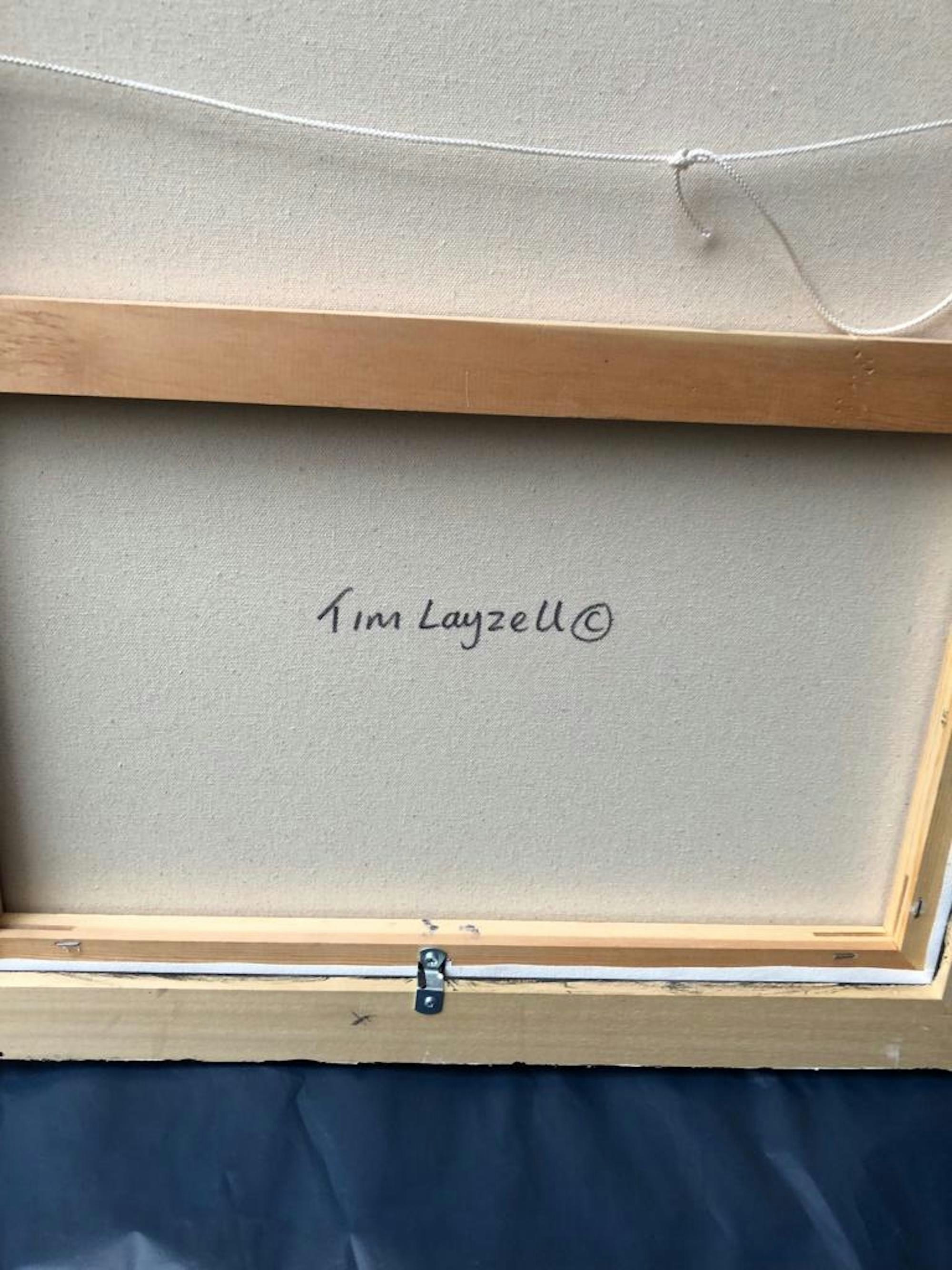 ORIGINAL PAINTING BY TIM LAYZELL - 911 GT2 RS AT LEIPZIG