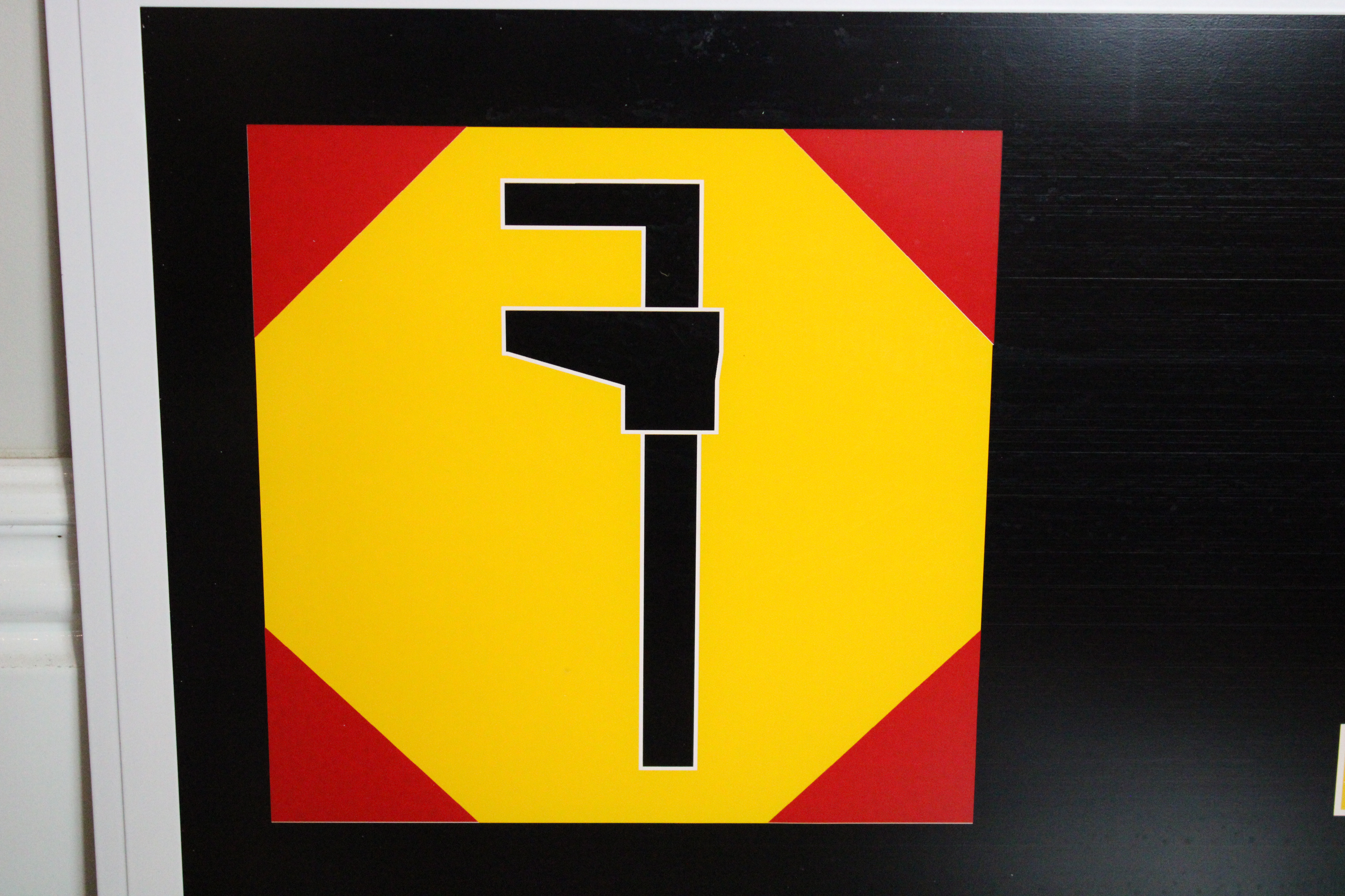 FERRARI ILLUMINATED SERVICE SIGN
