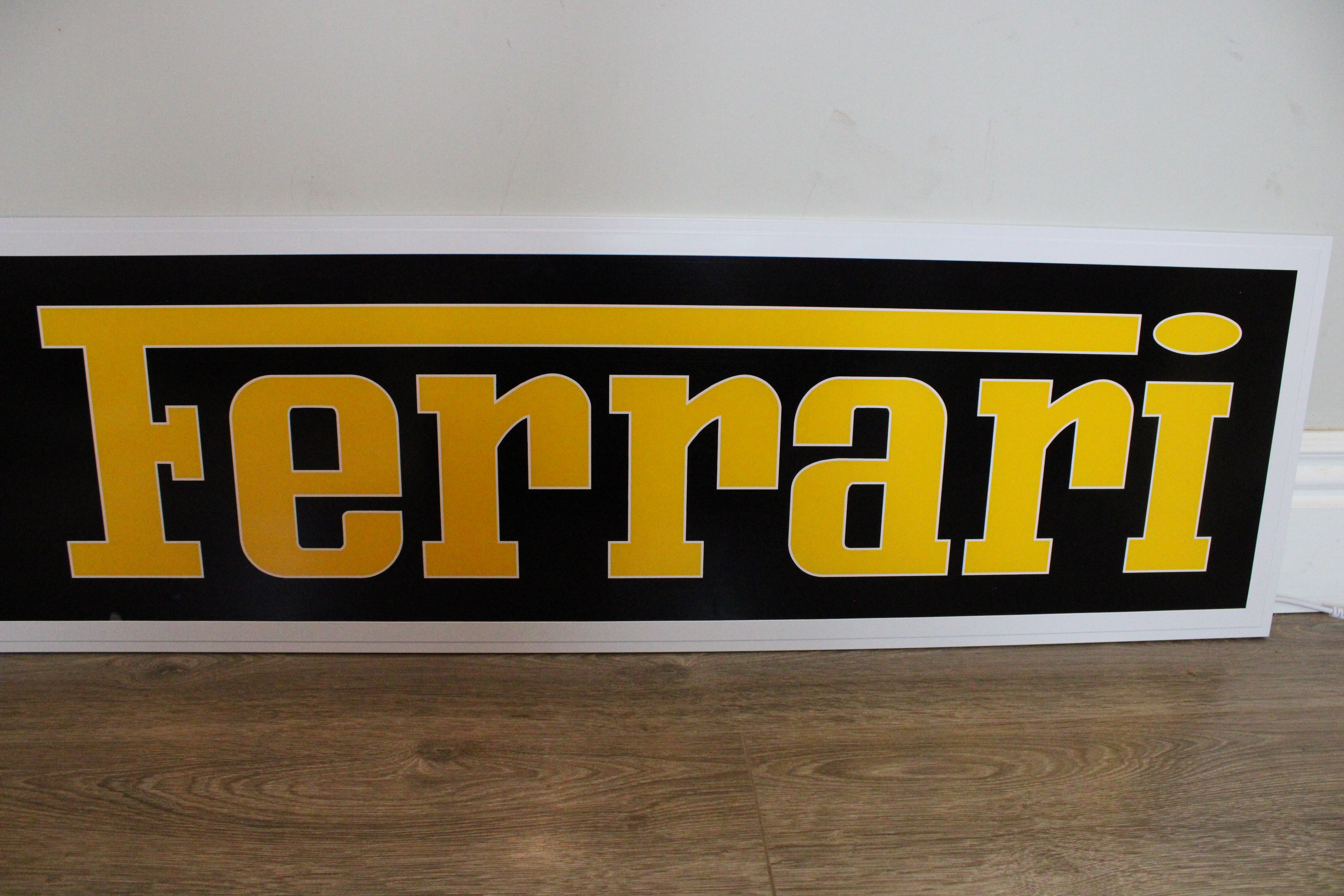 FERRARI ILLUMINATED SERVICE SIGN