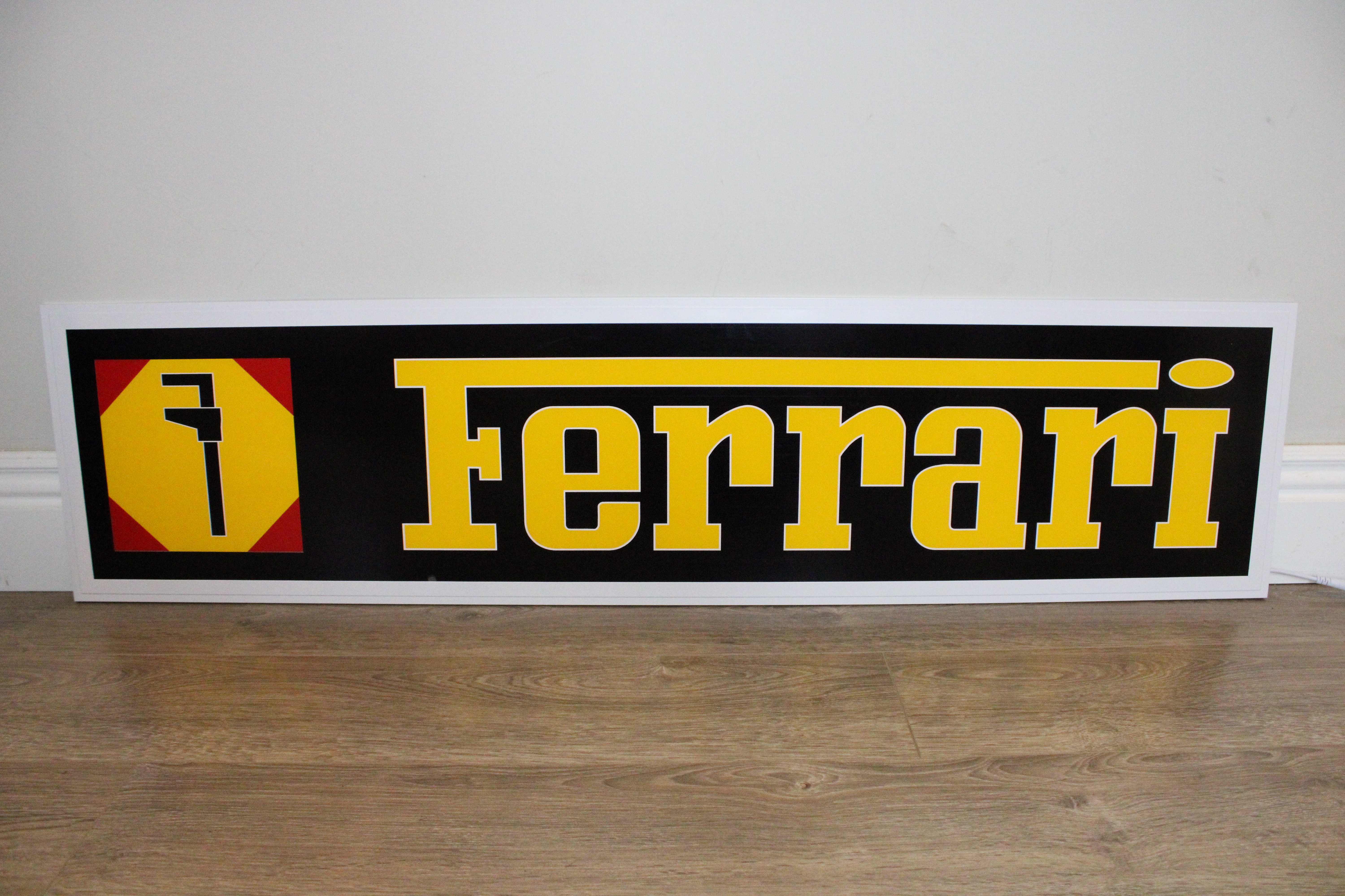 FERRARI ILLUMINATED SERVICE SIGN