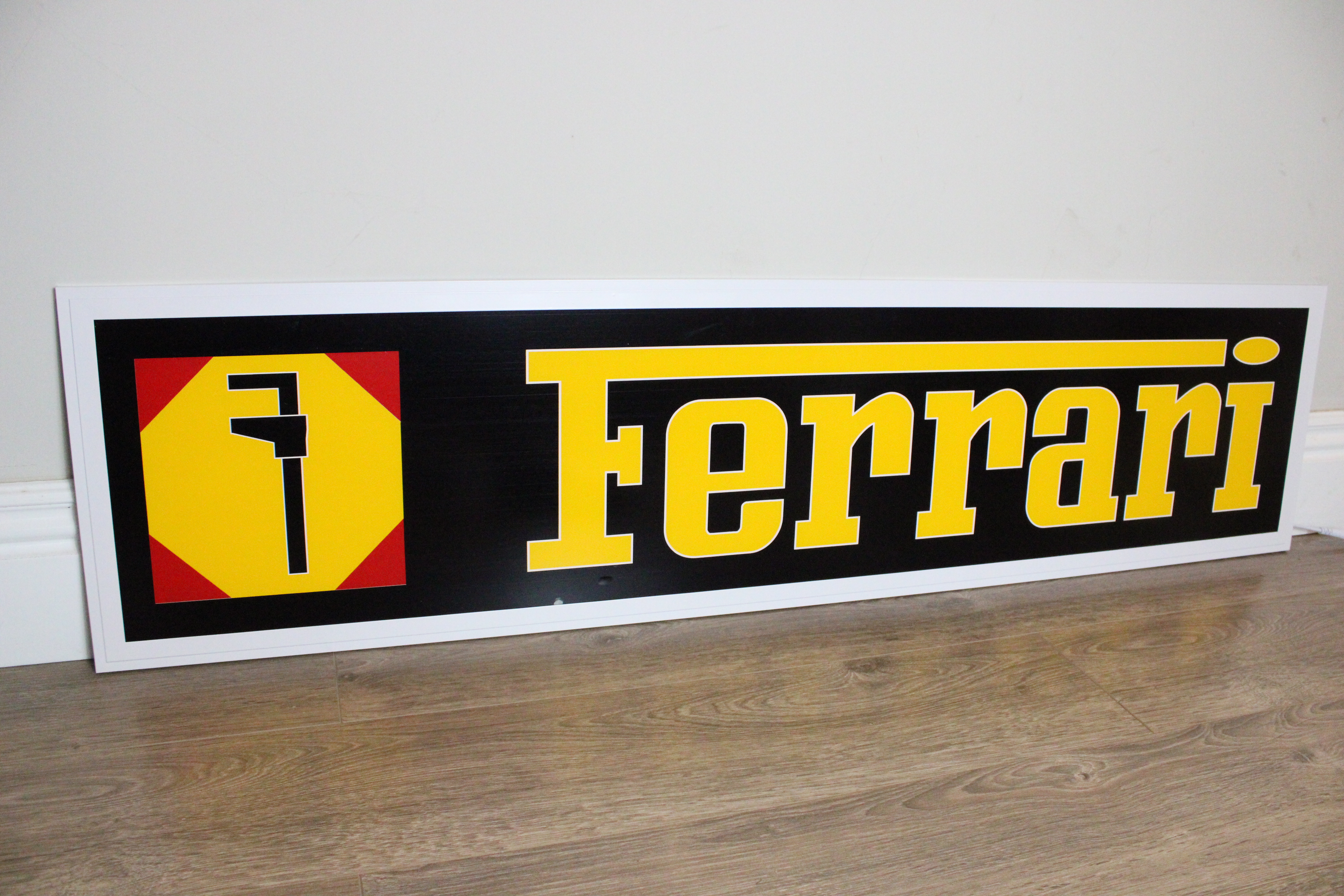 FERRARI ILLUMINATED SERVICE SIGN