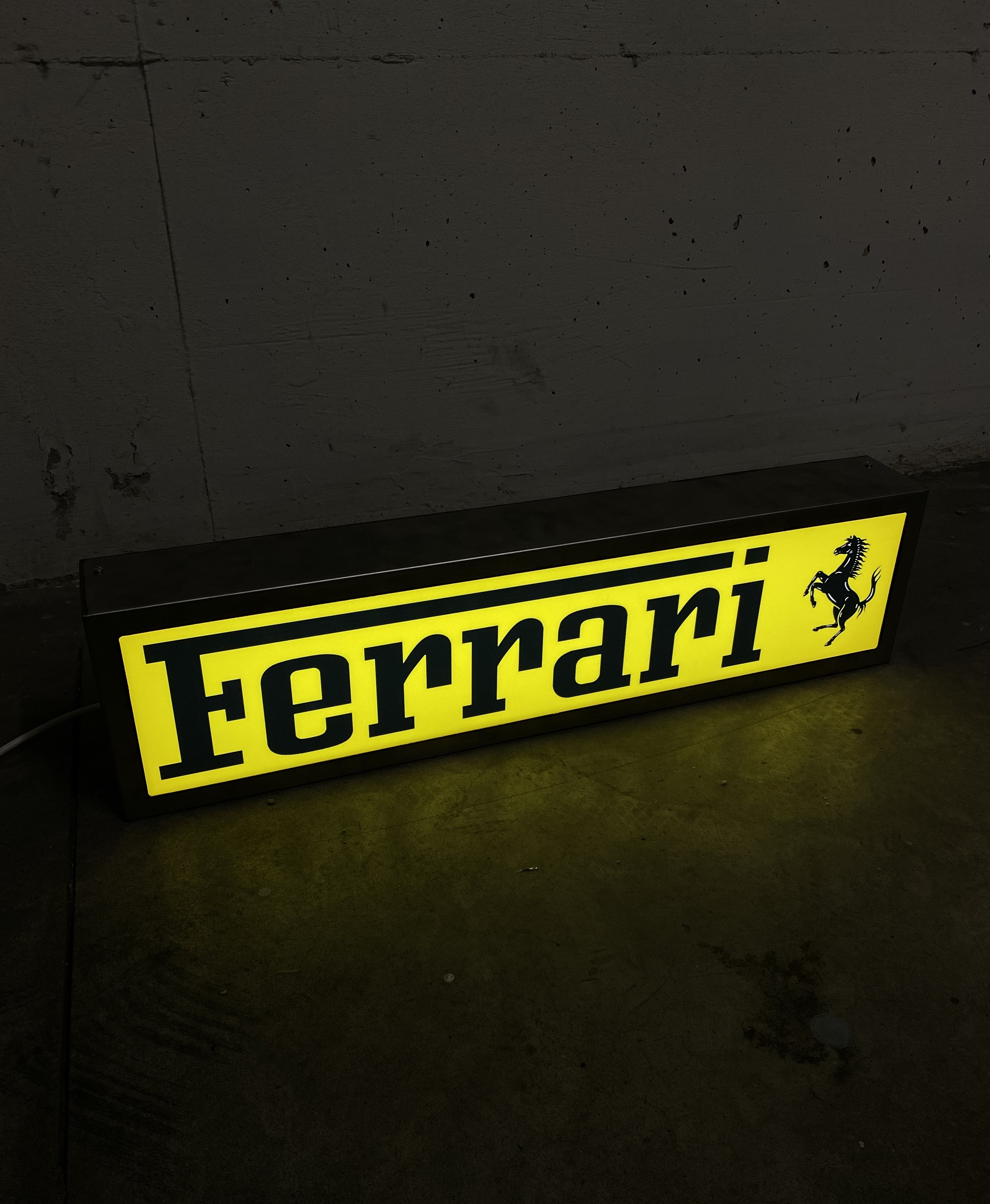 FERRARI ILLUMINATED SIGN