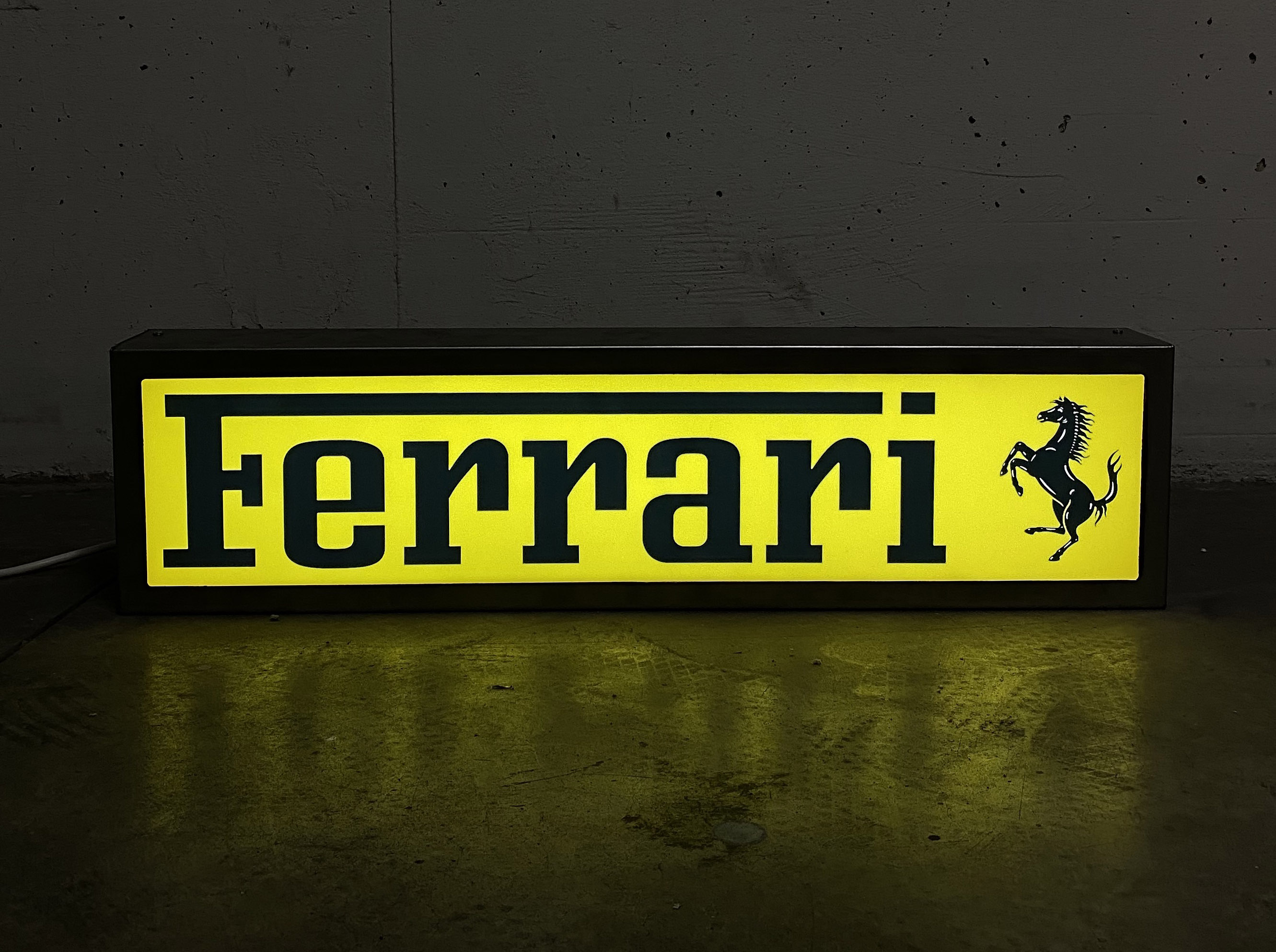 FERRARI ILLUMINATED SIGN