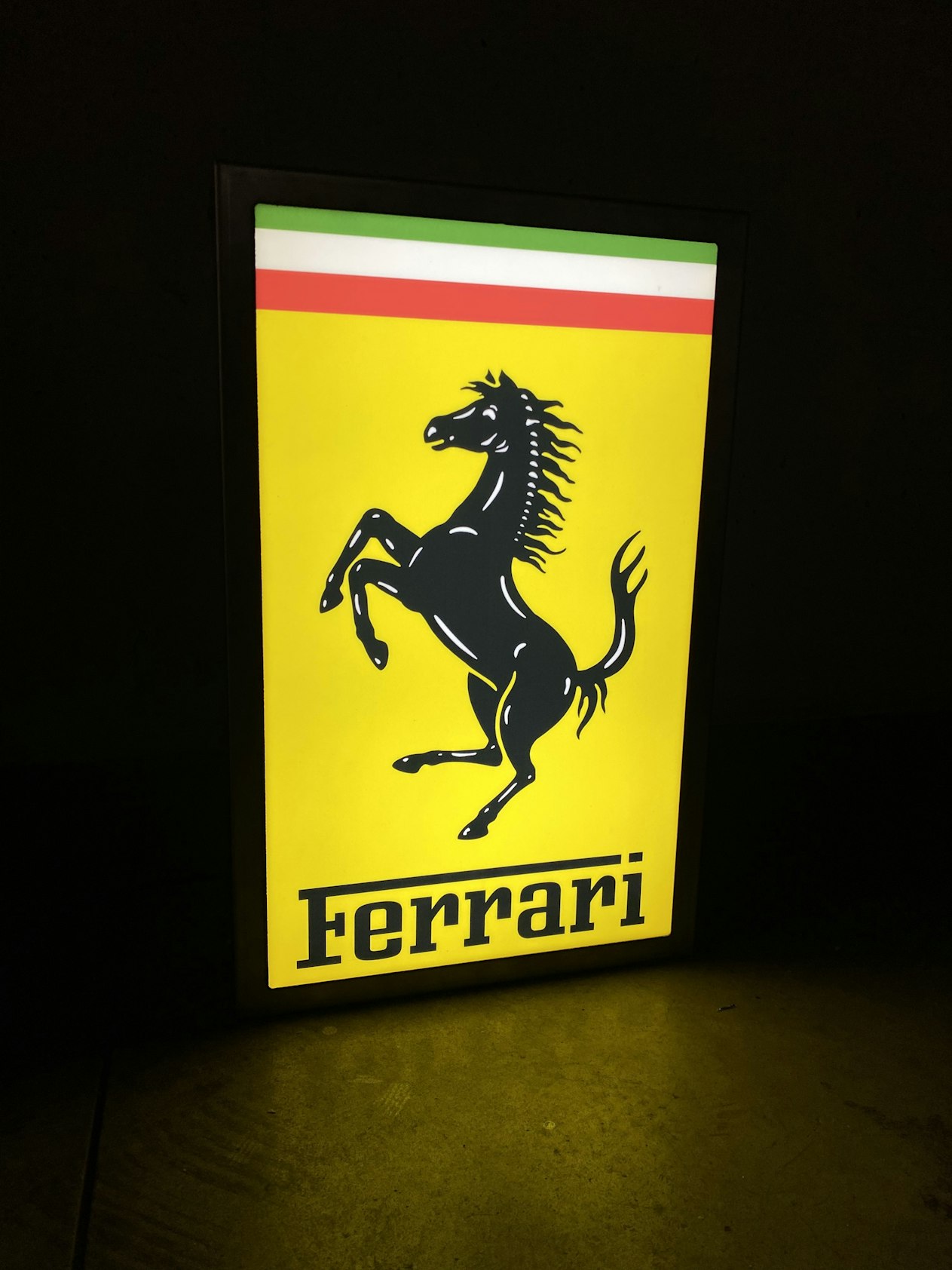 FERRARI ILLUMINATED SIGN