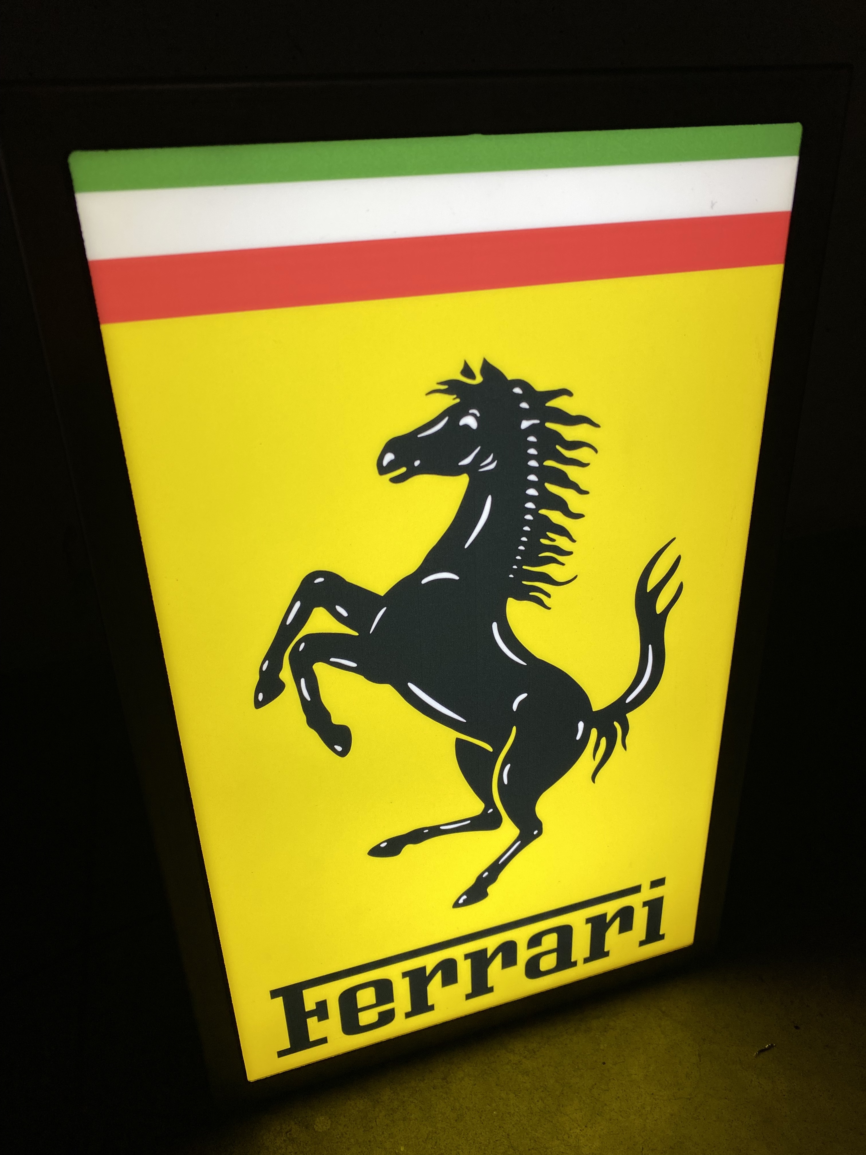 FERRARI ILLUMINATED SIGN