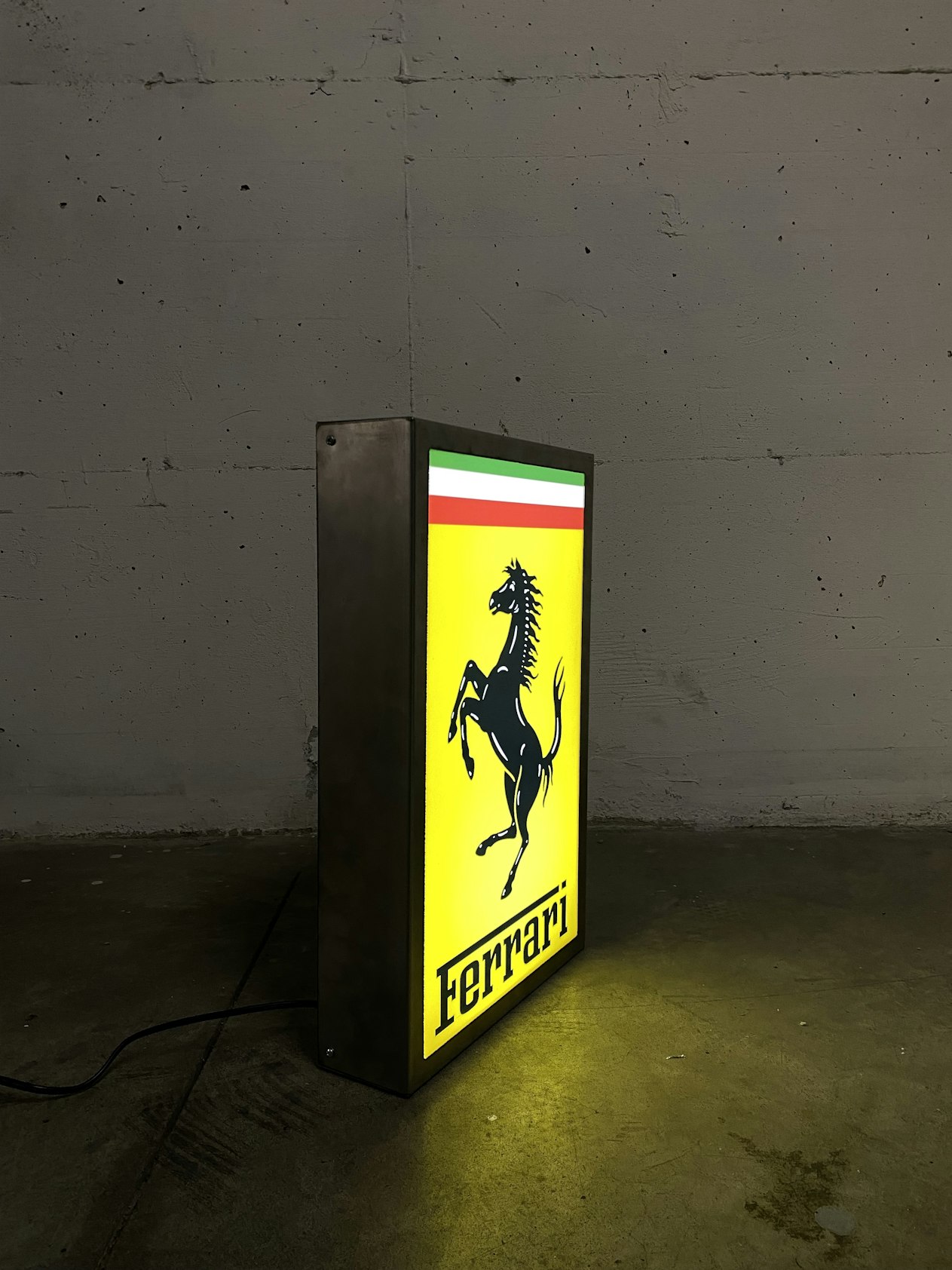 FERRARI ILLUMINATED SIGN