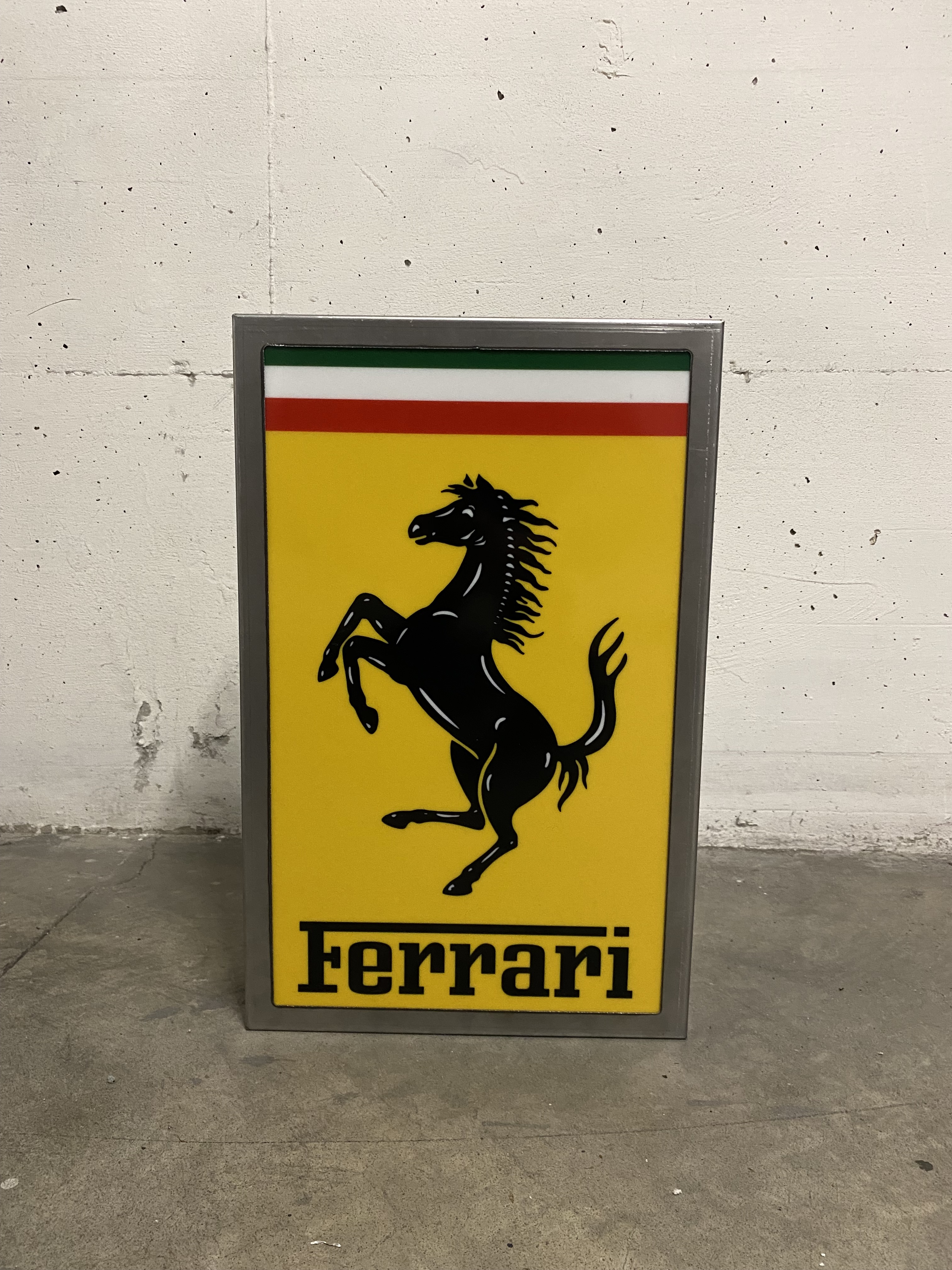 FERRARI ILLUMINATED SIGN