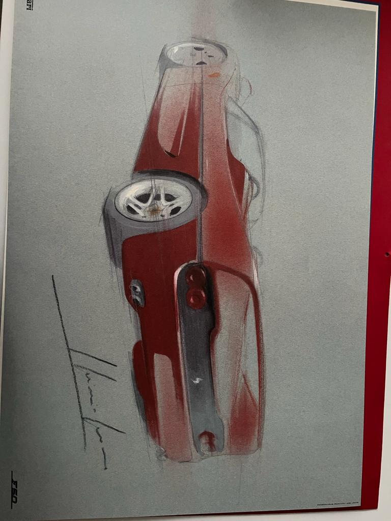 FERRARI F50 BLUEPRINT AND ARTWORK for sale by auction in Windsor ...