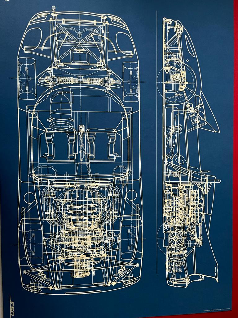 FERRARI F50 BLUEPRINT AND ARTWORK for sale by auction in Windsor ...