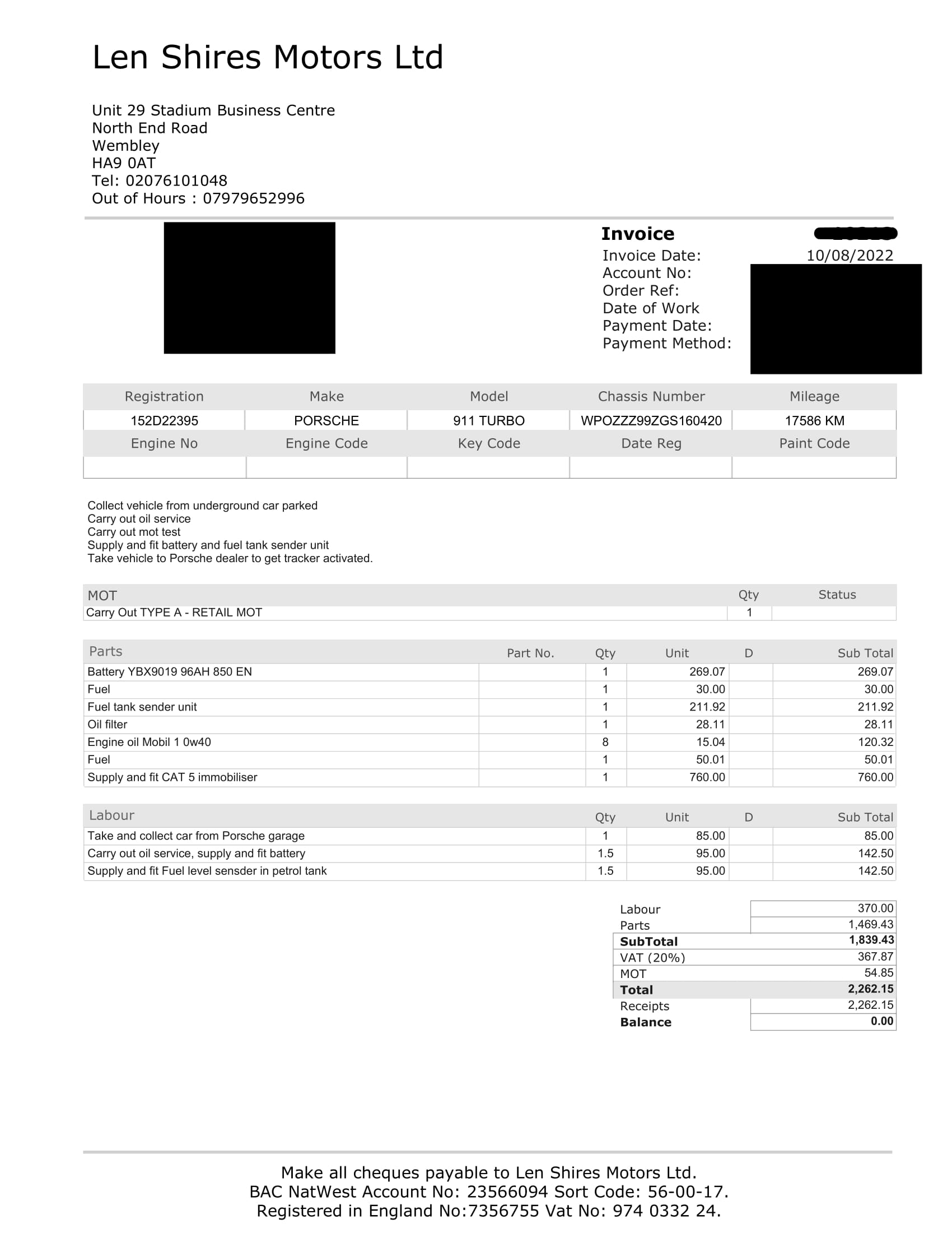 2015 PORSCHE 911 (991) TURBO - 11,007 MILES