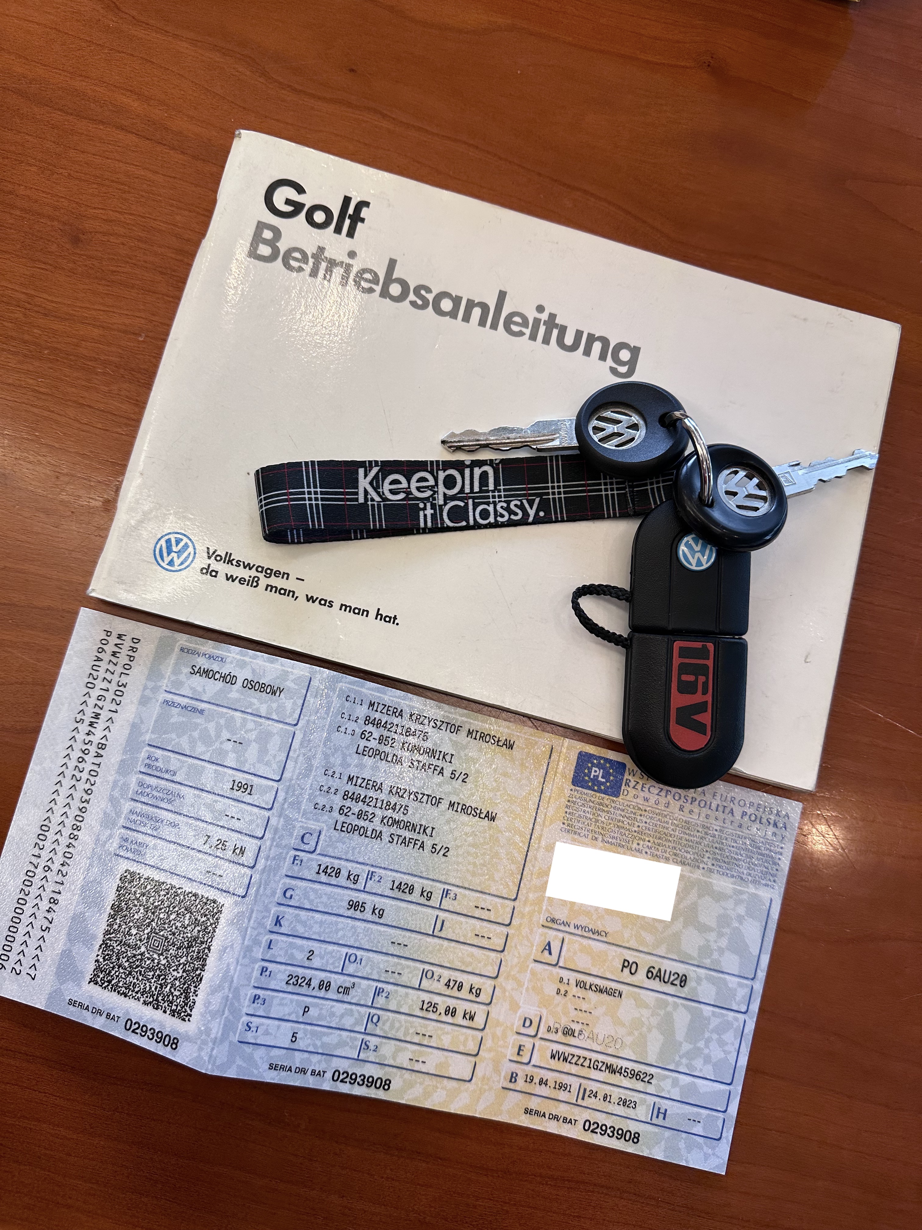 1991 VOLKSWAGEN GOLF (MK2) - VR5 ENGINE